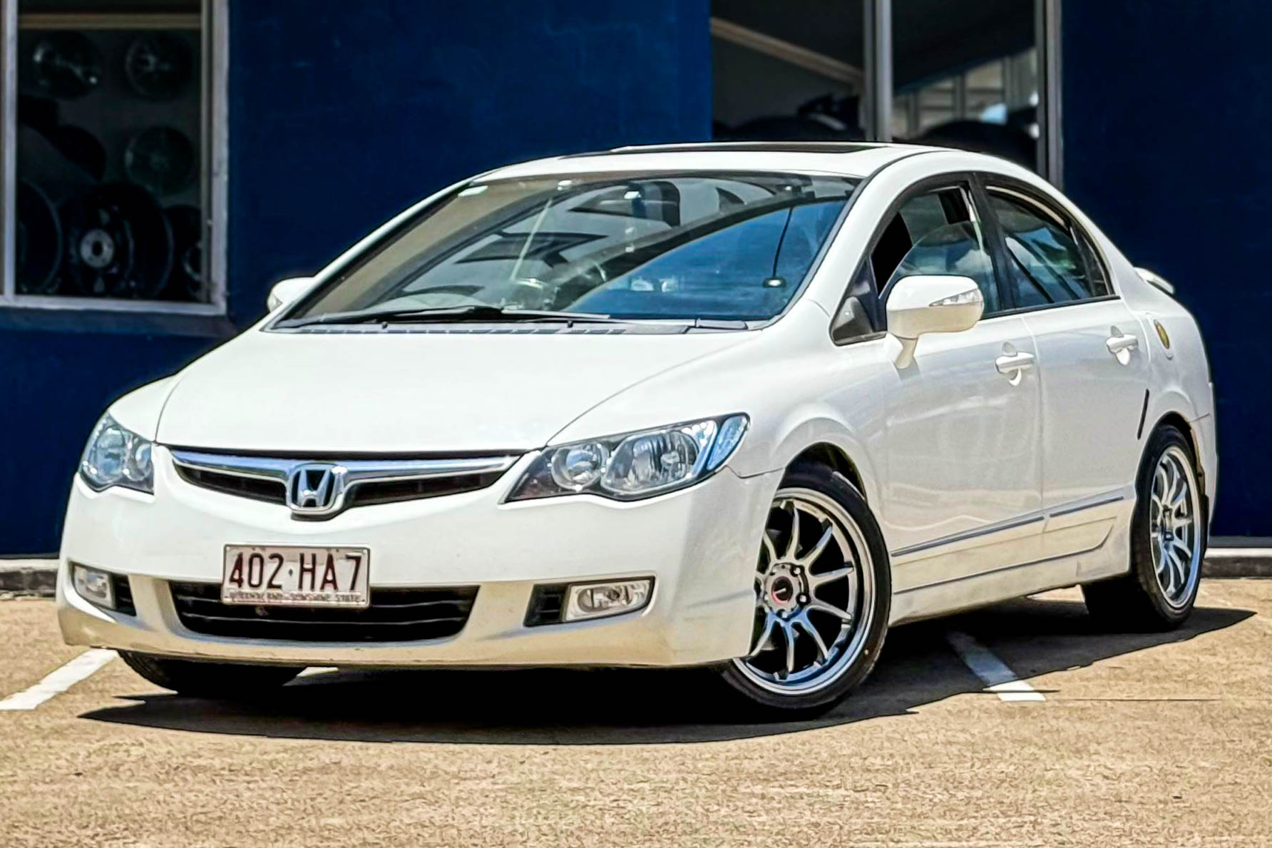 HONDA CIVIC AVID AV-40 HYPER BLACK Wheel #18239