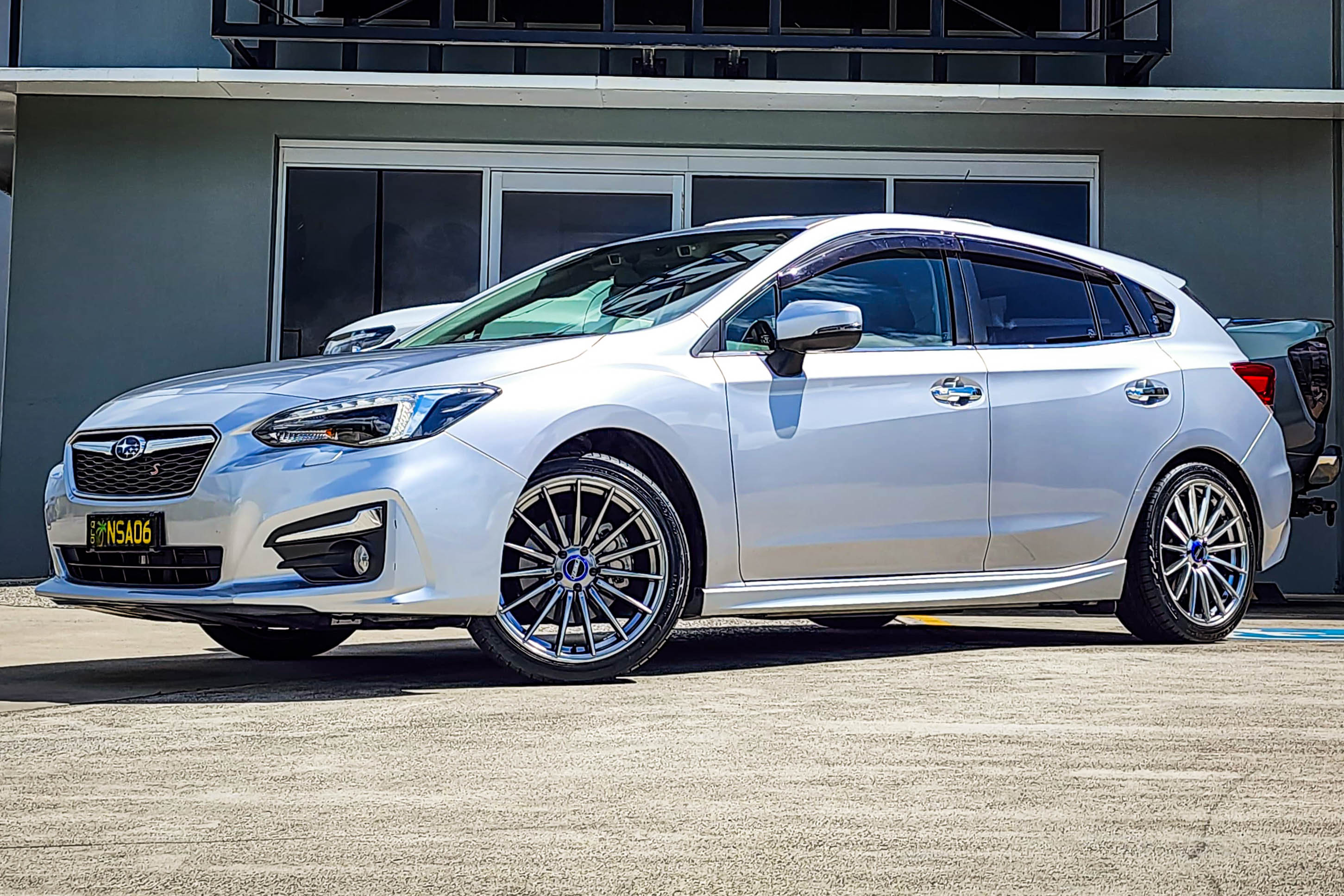 subaru levorg hussla berlin hyper black wheel #18285