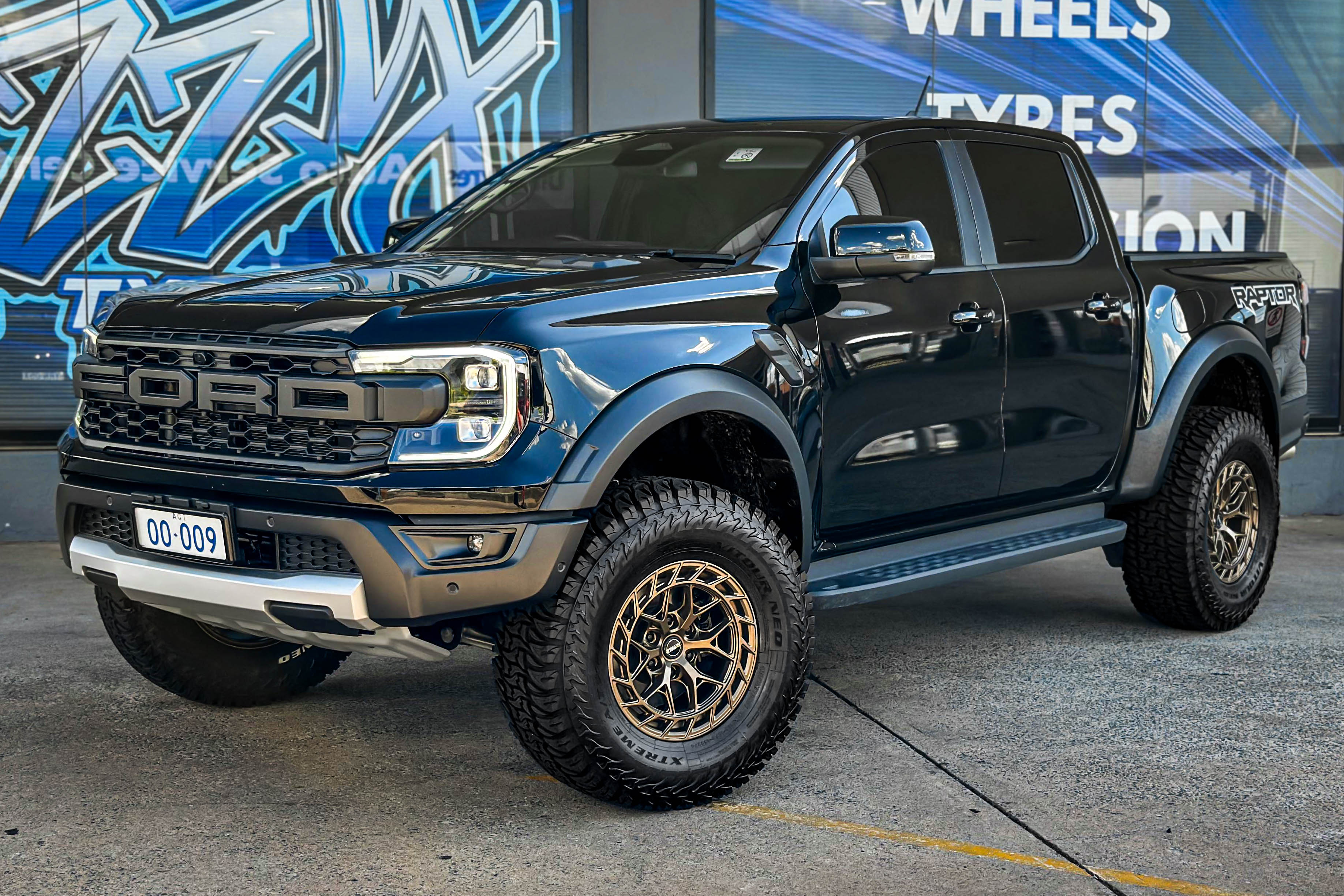 ford ranger raptor hussla gunner copper bronze wheel #18291