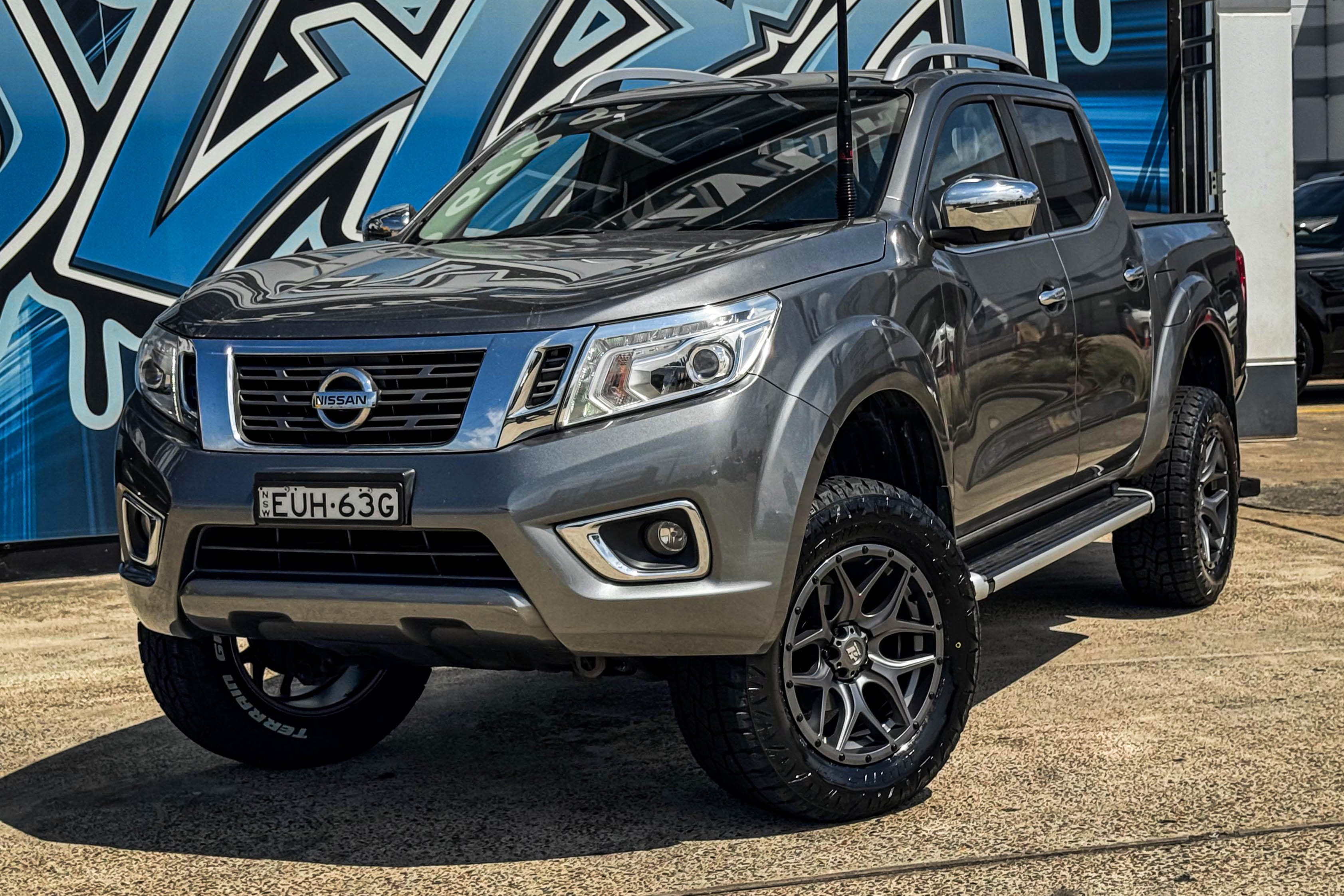 nissan navara hussla beretta matte grey wheel #18322
