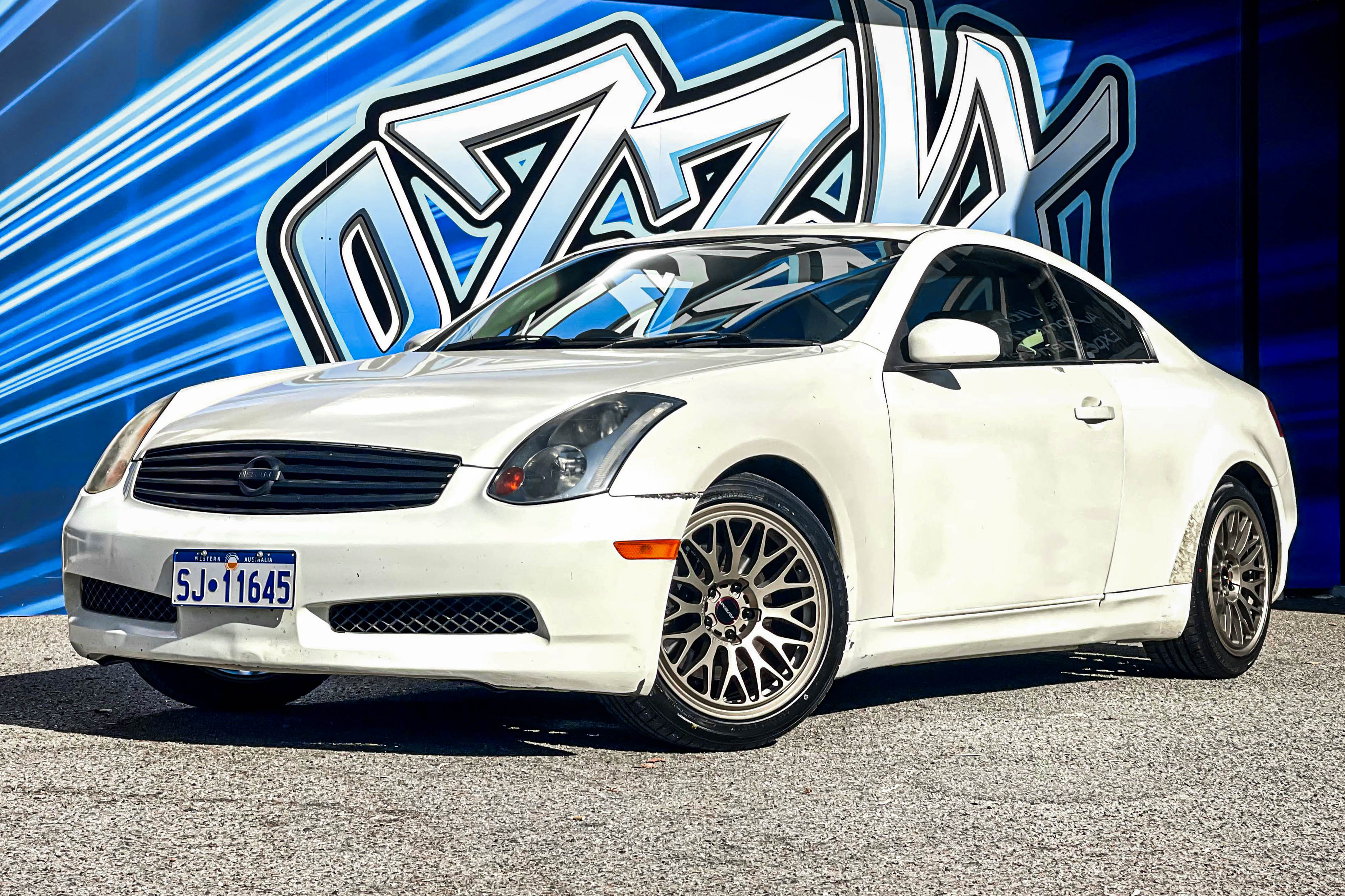 nissan skyline avid av-44 matte bronze wheel #18324