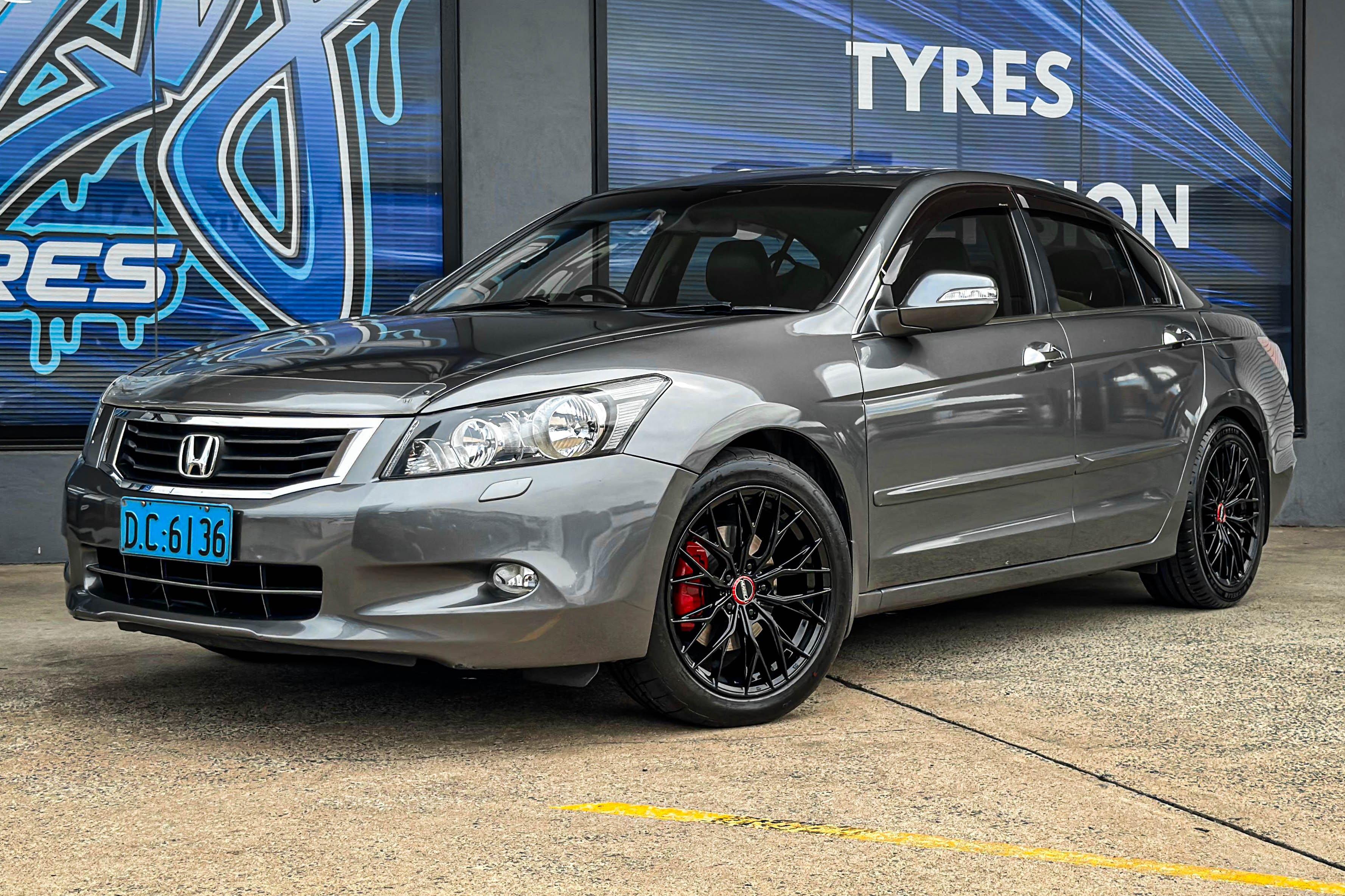 HONDA ACCORD HUSSLA RIZZ GLOSS BLACK Wheel #18342