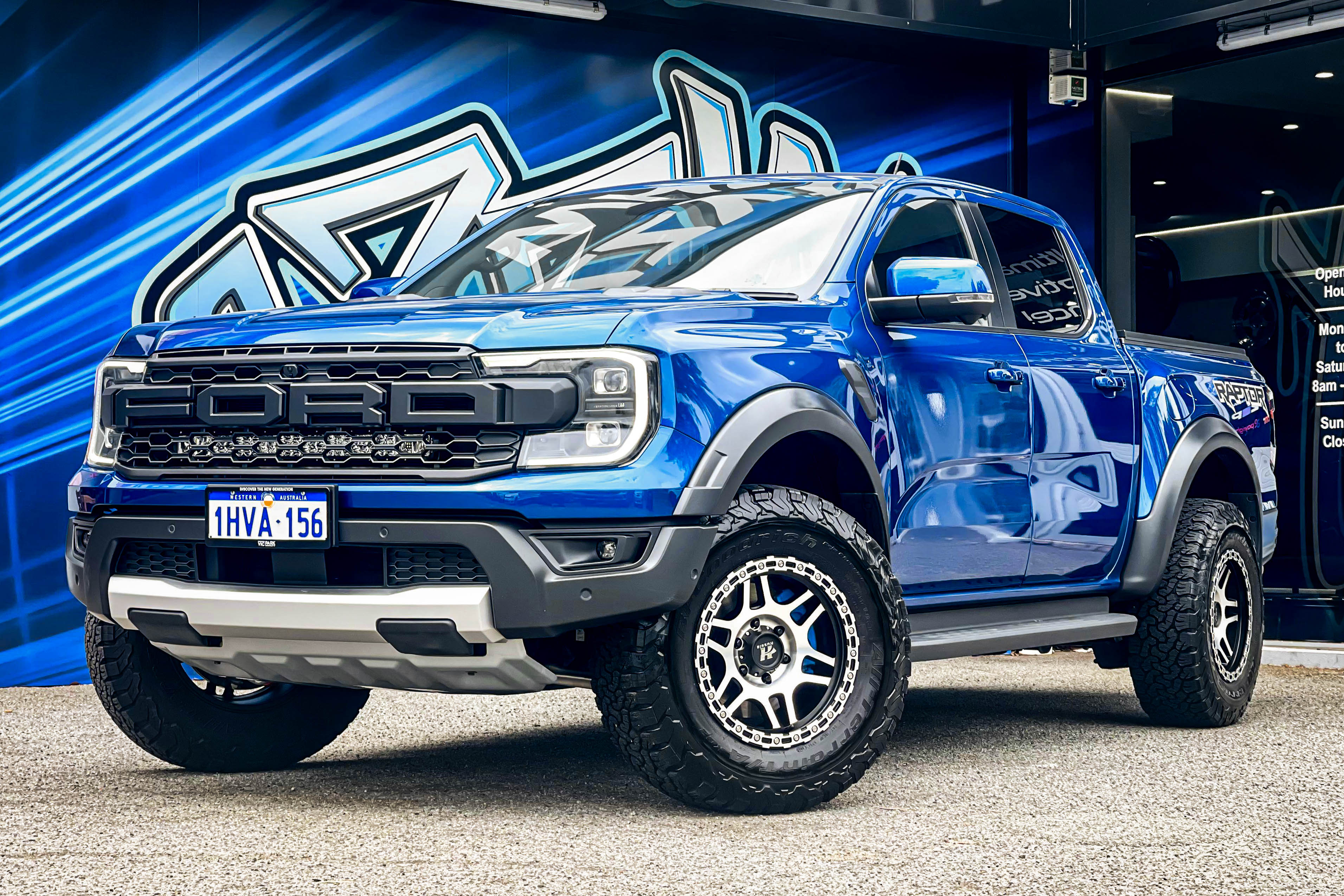 ford ranger raptor hussla terror machined wheel #18364