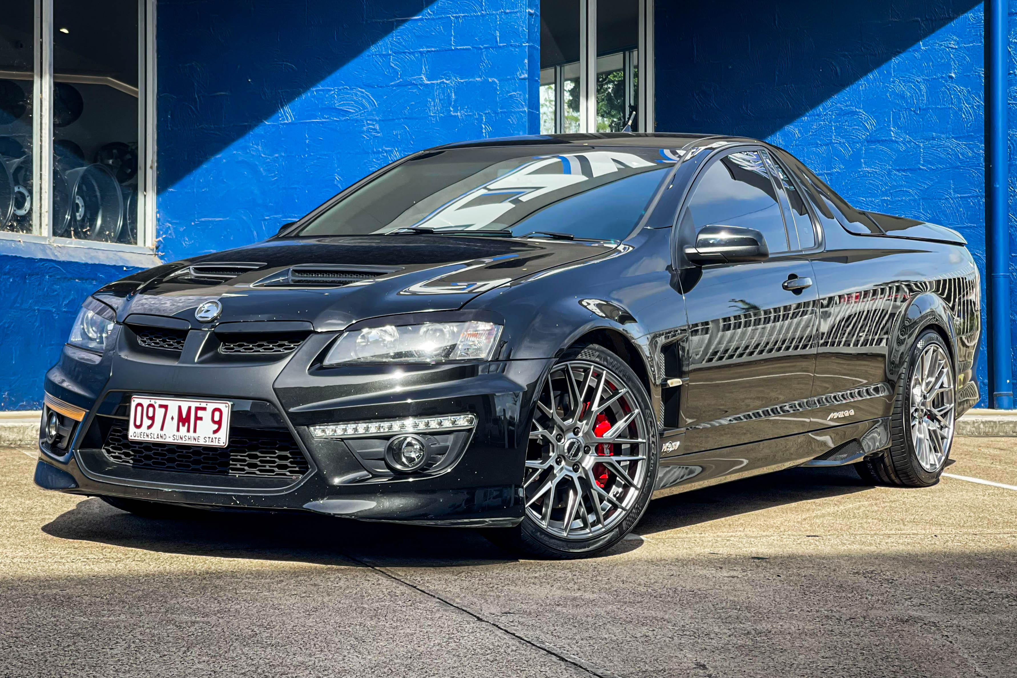 holden hsv maloo hussla lit hyper black wheel #18377