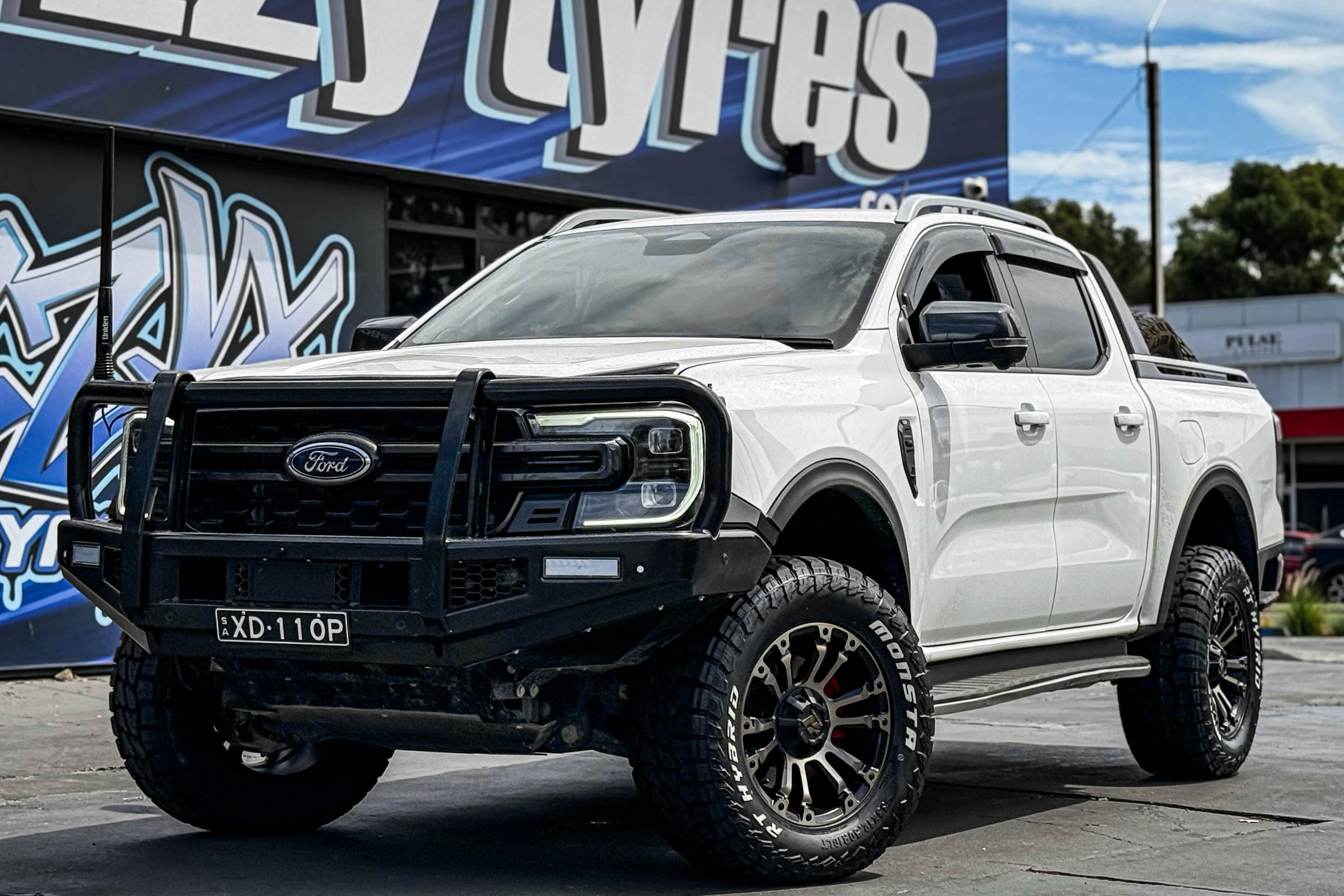 ford ranger hussla ambush bronze tint face wheel #18524