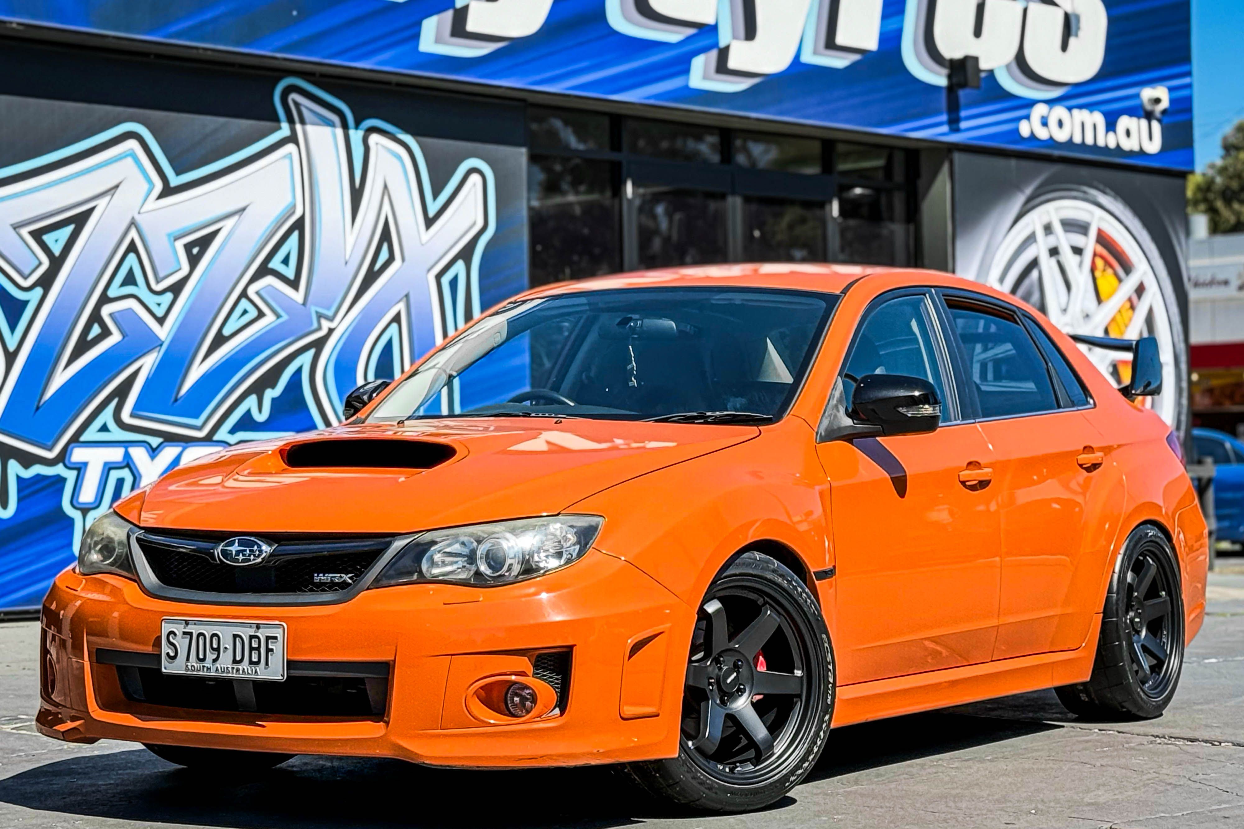 SUBARU WRX AVID AV-06 MATTE BLACK Wheel #18537