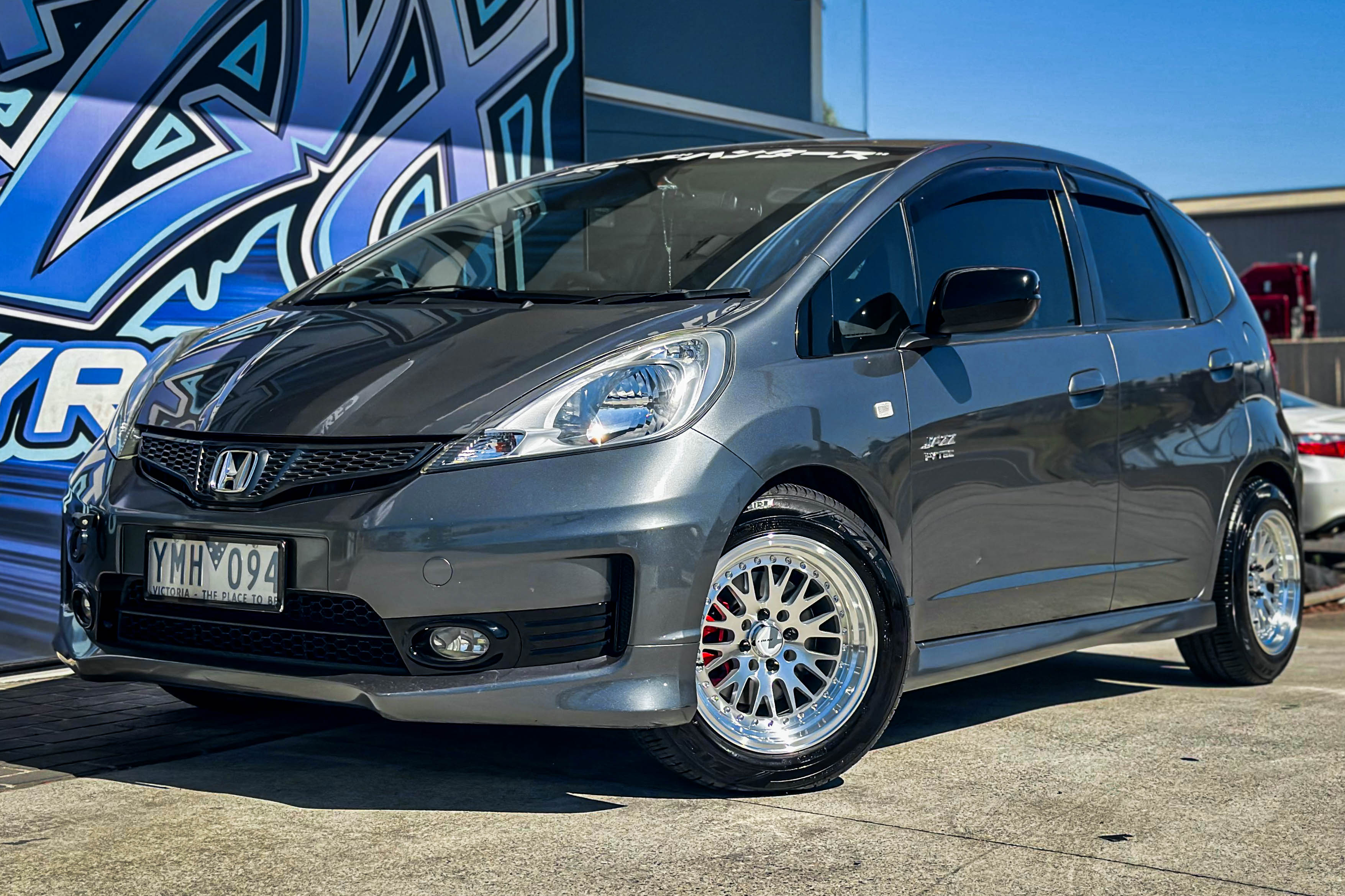 honda jazz avid av-12 machined wheel #18552