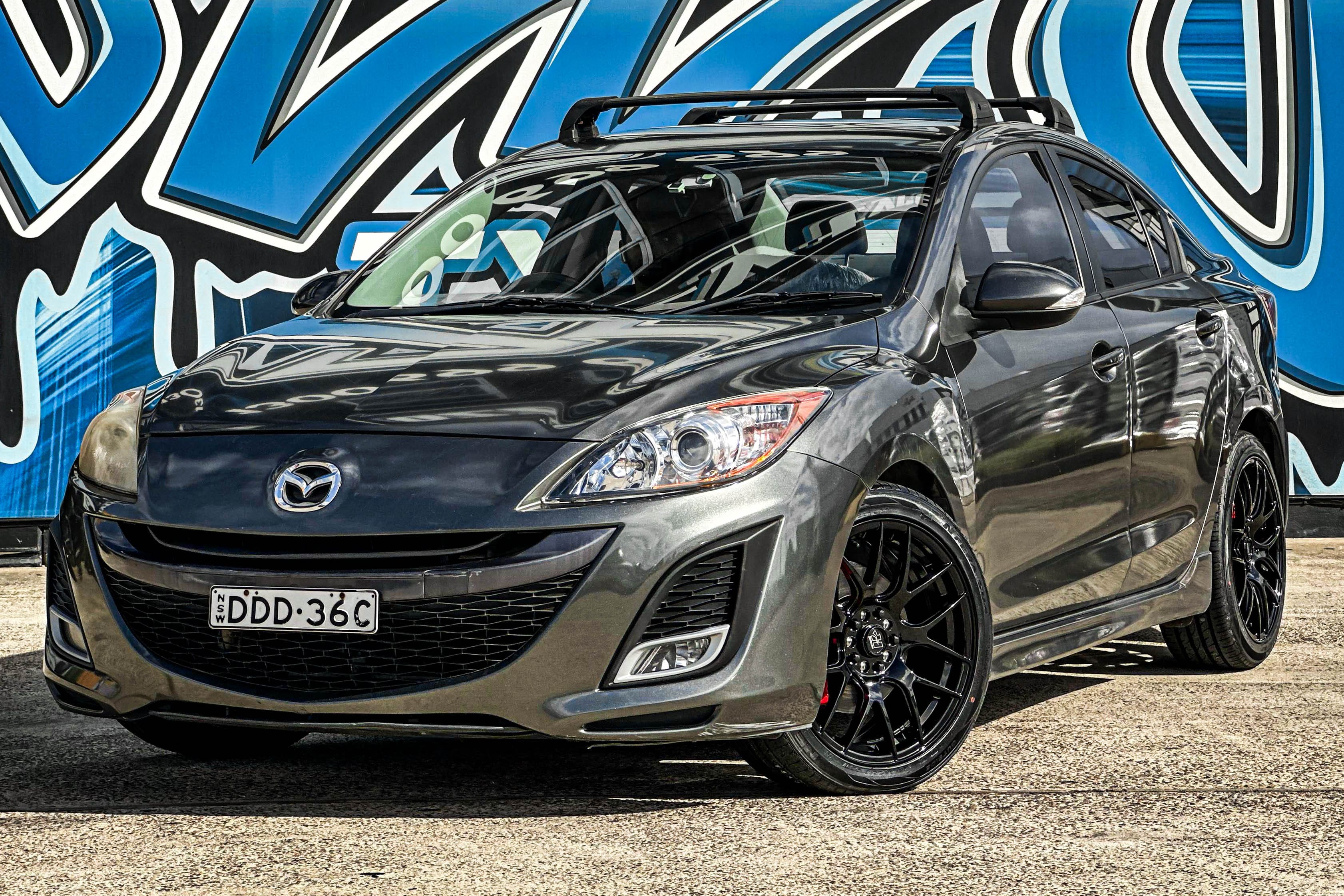 mazda 3 hussla 030 gloss black wheel #18575