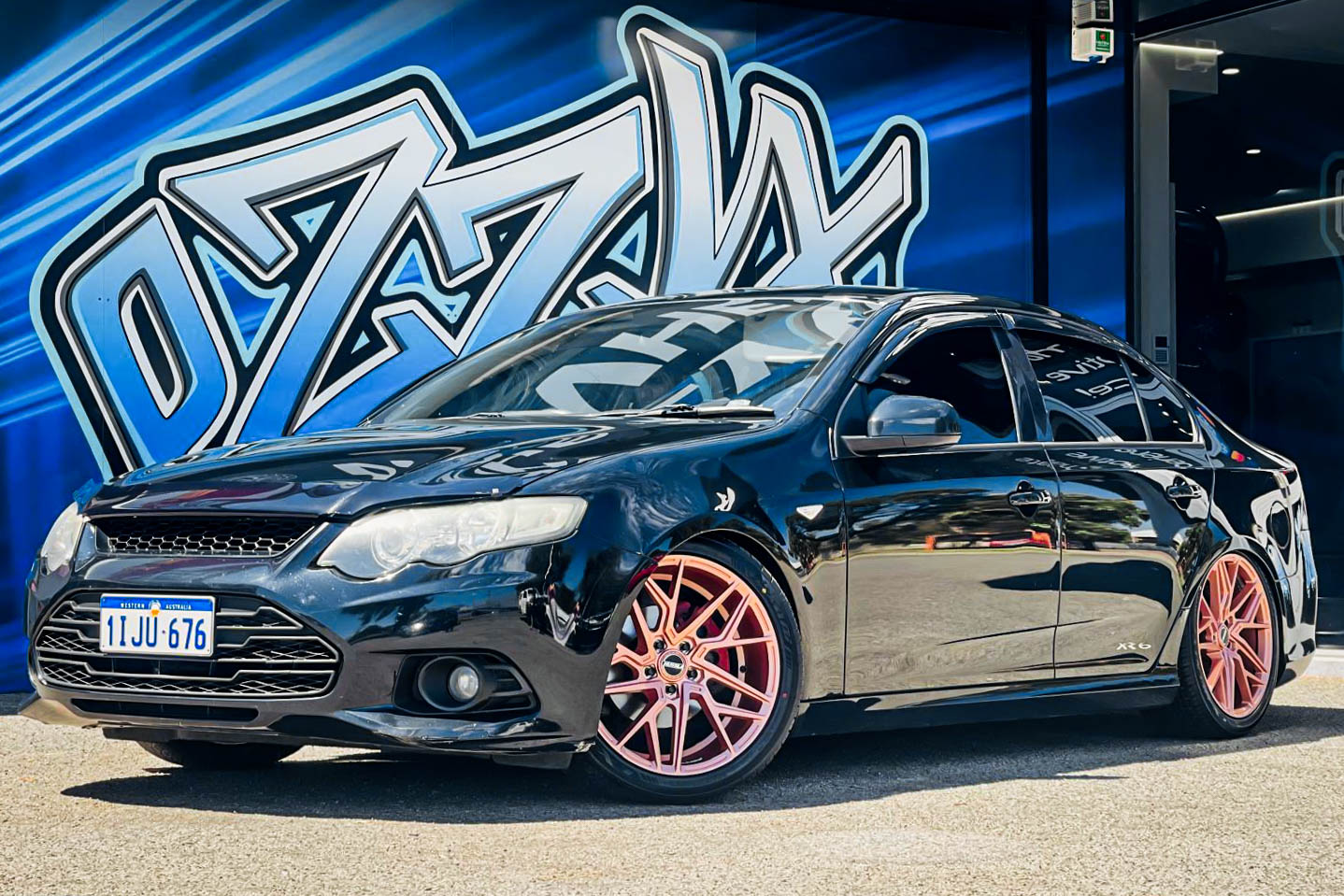 ford falcon hussla jacques rose gold wheel #18602