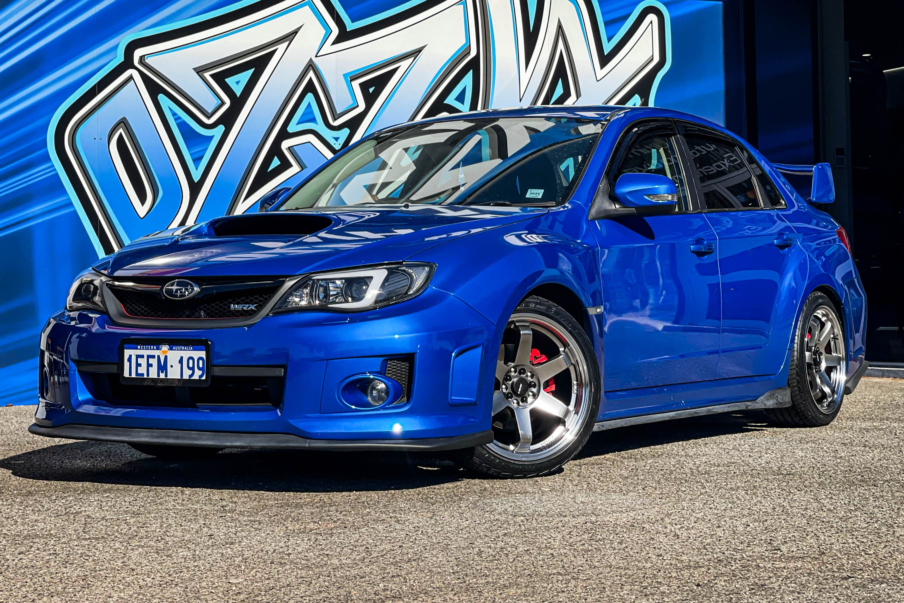 subaru wrx avid av-06 hyper black wheel #18640