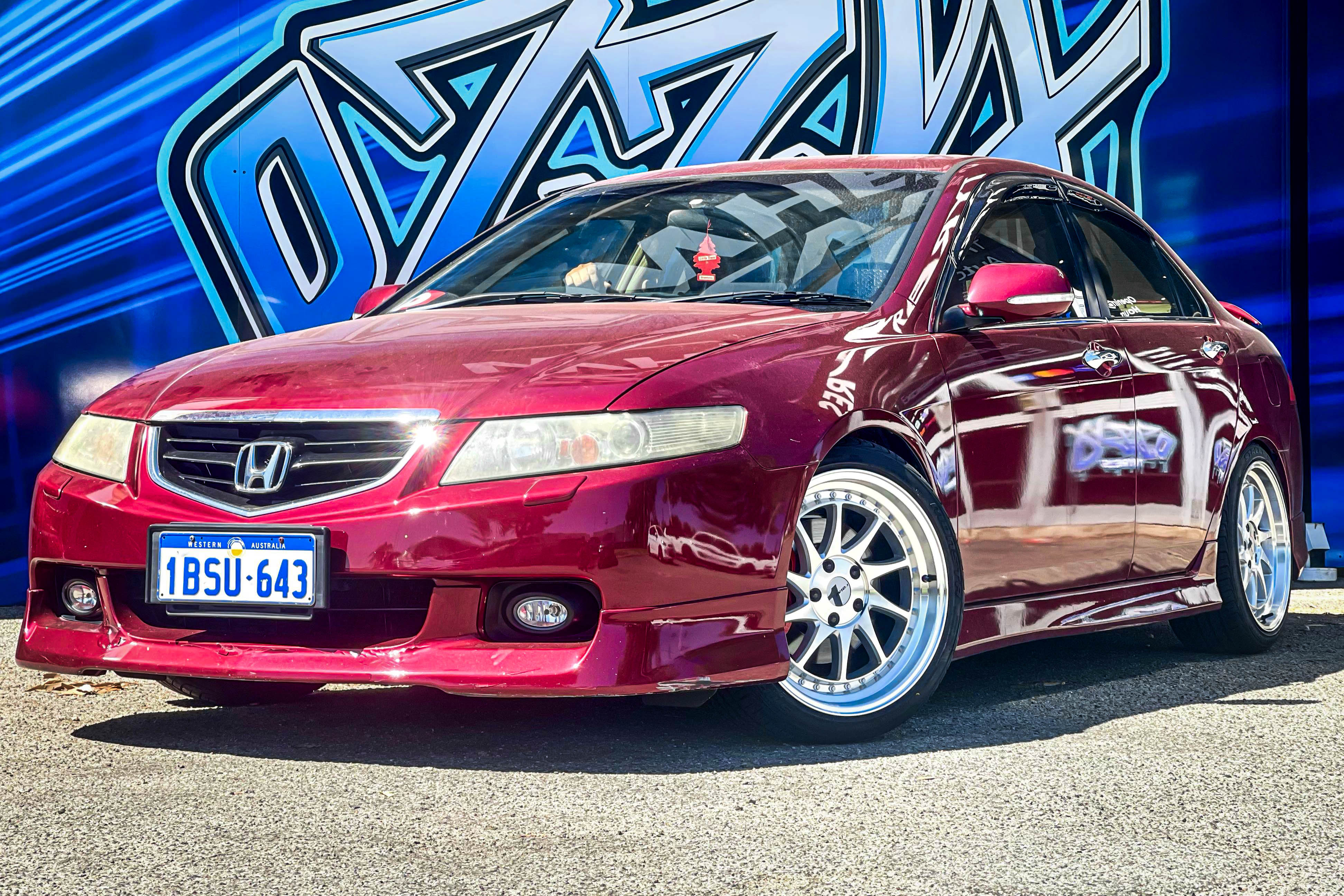 honda accord avid av-56 machined silver wheel #18994