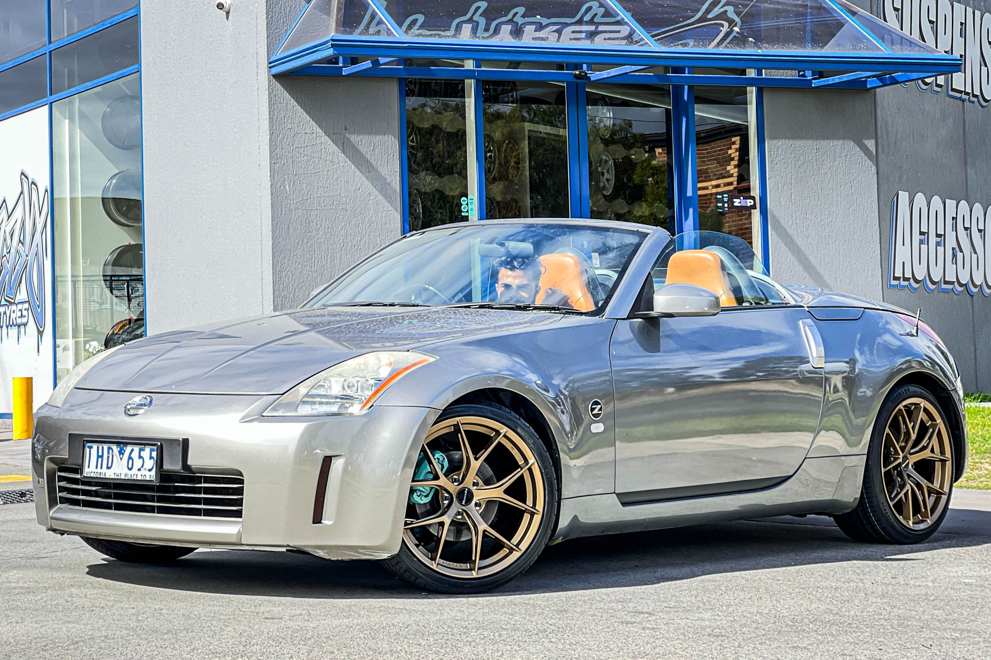 NISSAN 350Z HUSSLA FORGED B6 MATTE BRONZE Wheel #19011