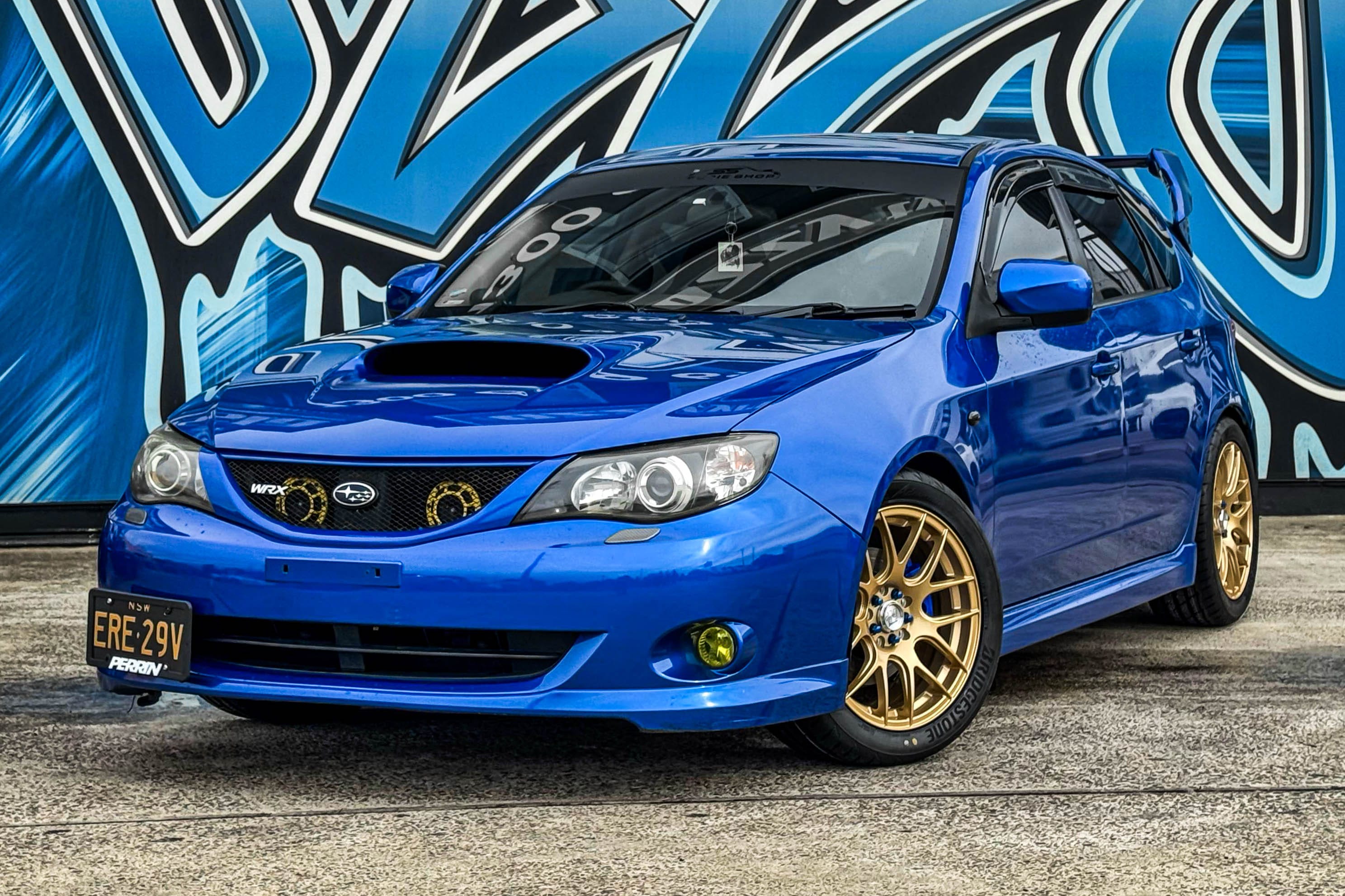 SUBARU IMPREZA WRX STI HUSSLA 030 GOLD Wheel #19024