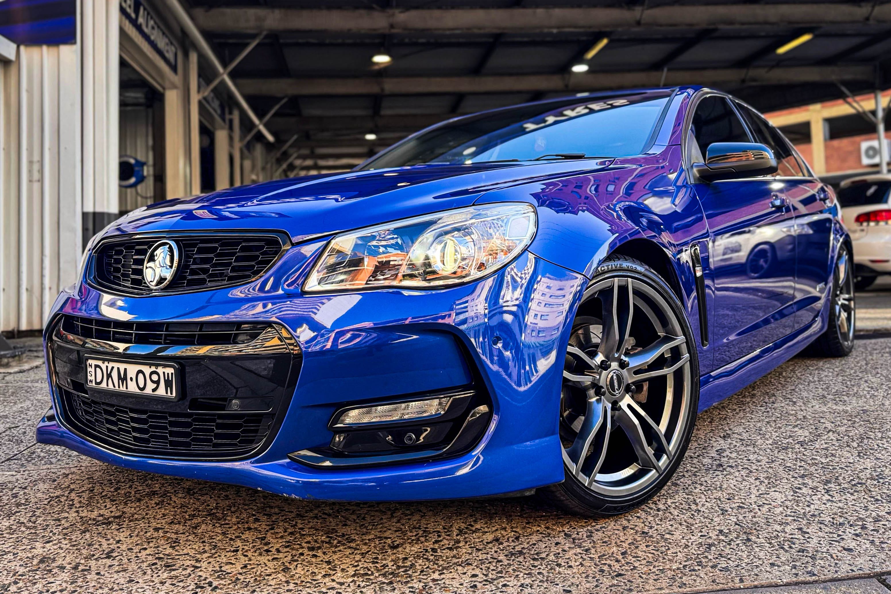 holden commodore hussla all star hyper black wheel #19082