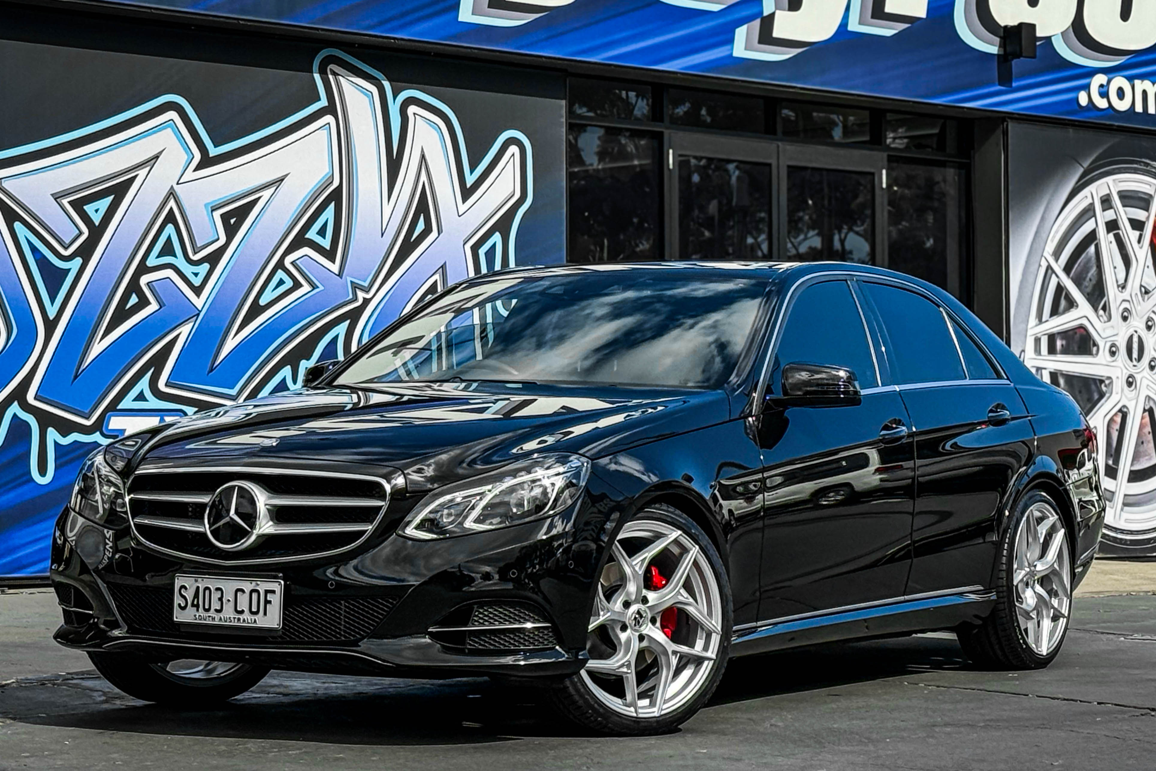 mercedes-benz e-class hussla shaz bright silver wheel #19093