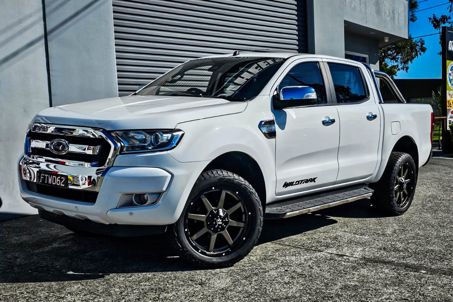 ford ranger hussla stealth matte bronze wheel #19103