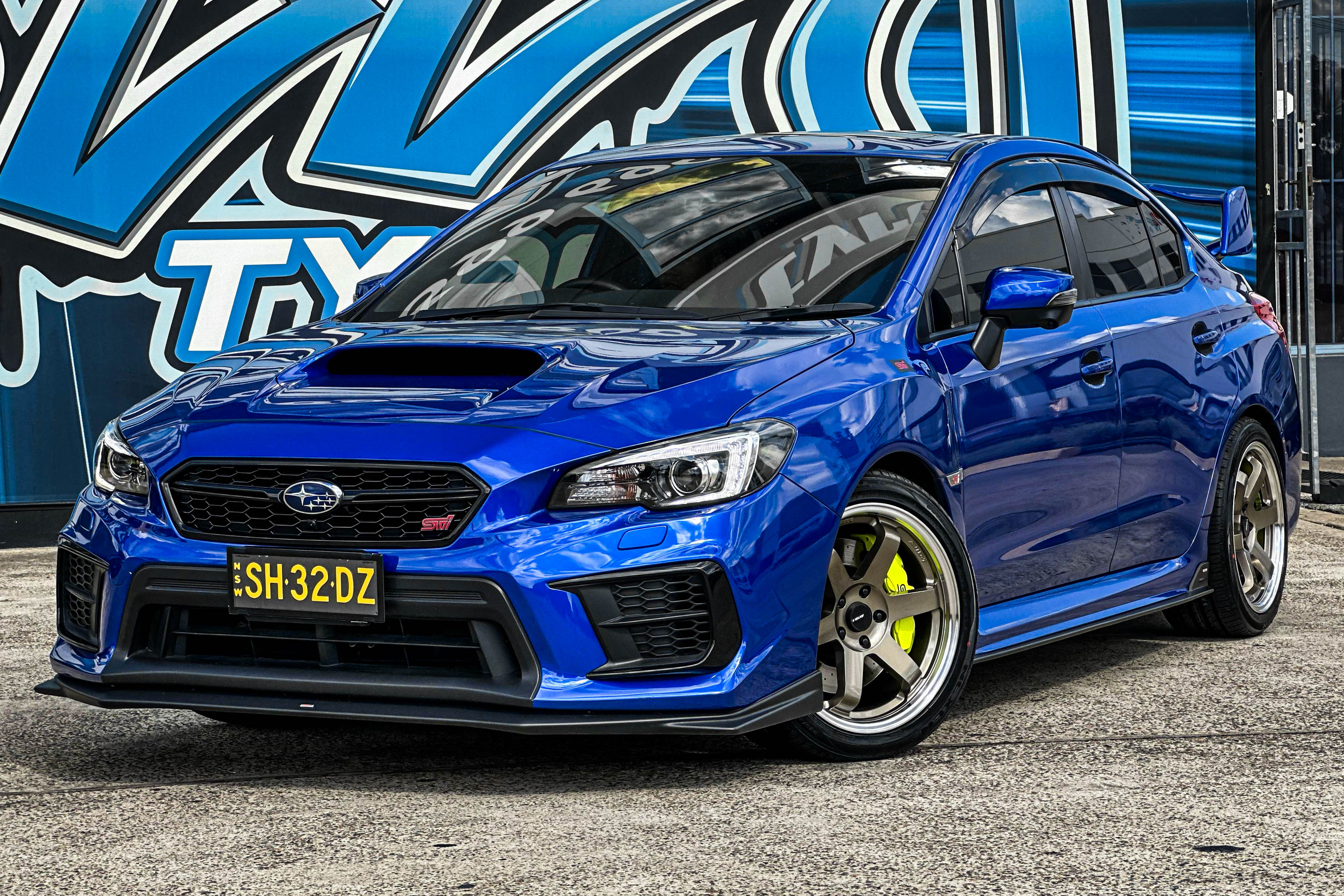 subaru wrx avid av-06 gloss bronze wheel #19105