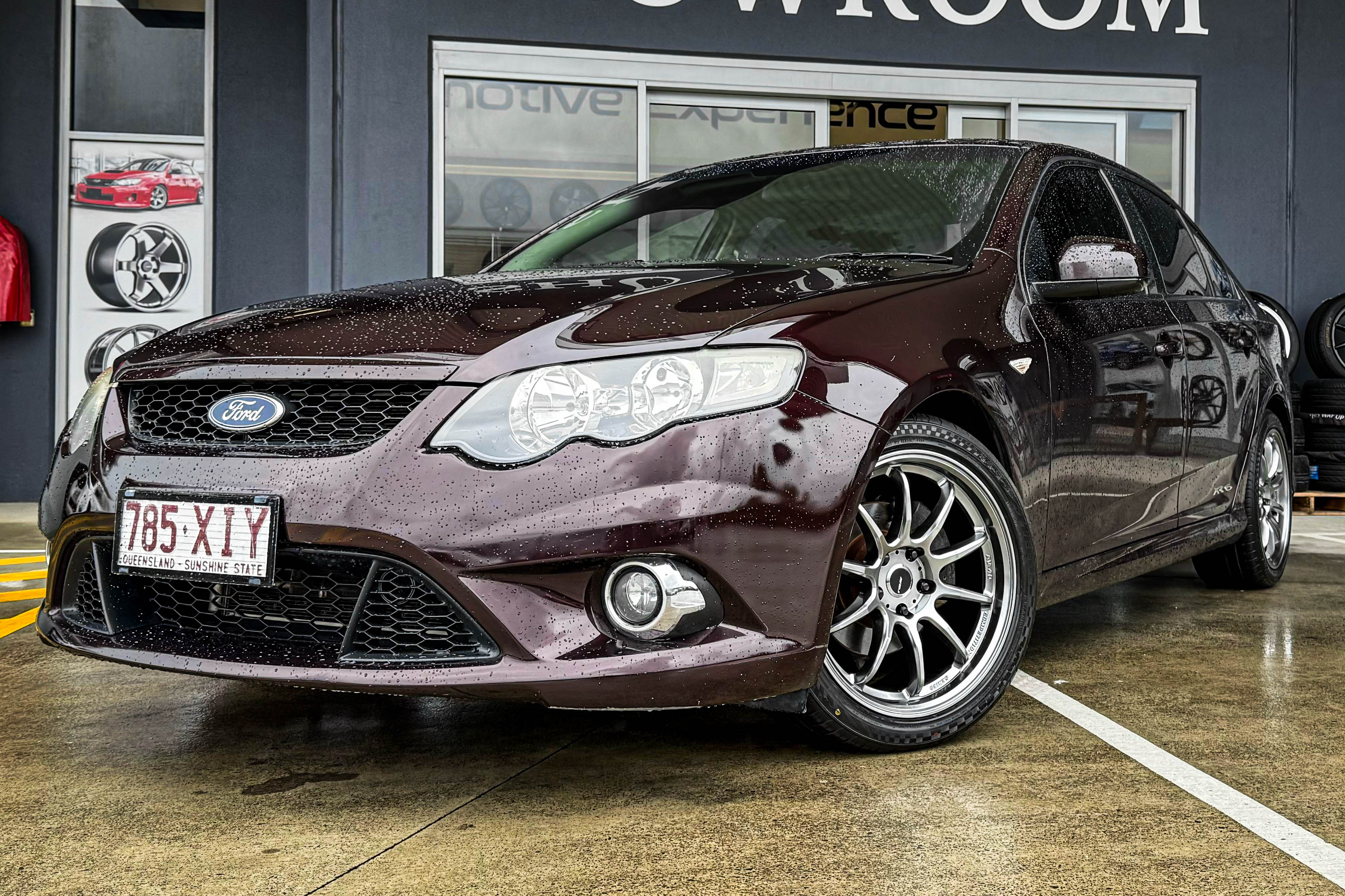 ford falcon avid av-40 hyper black wheel #19124