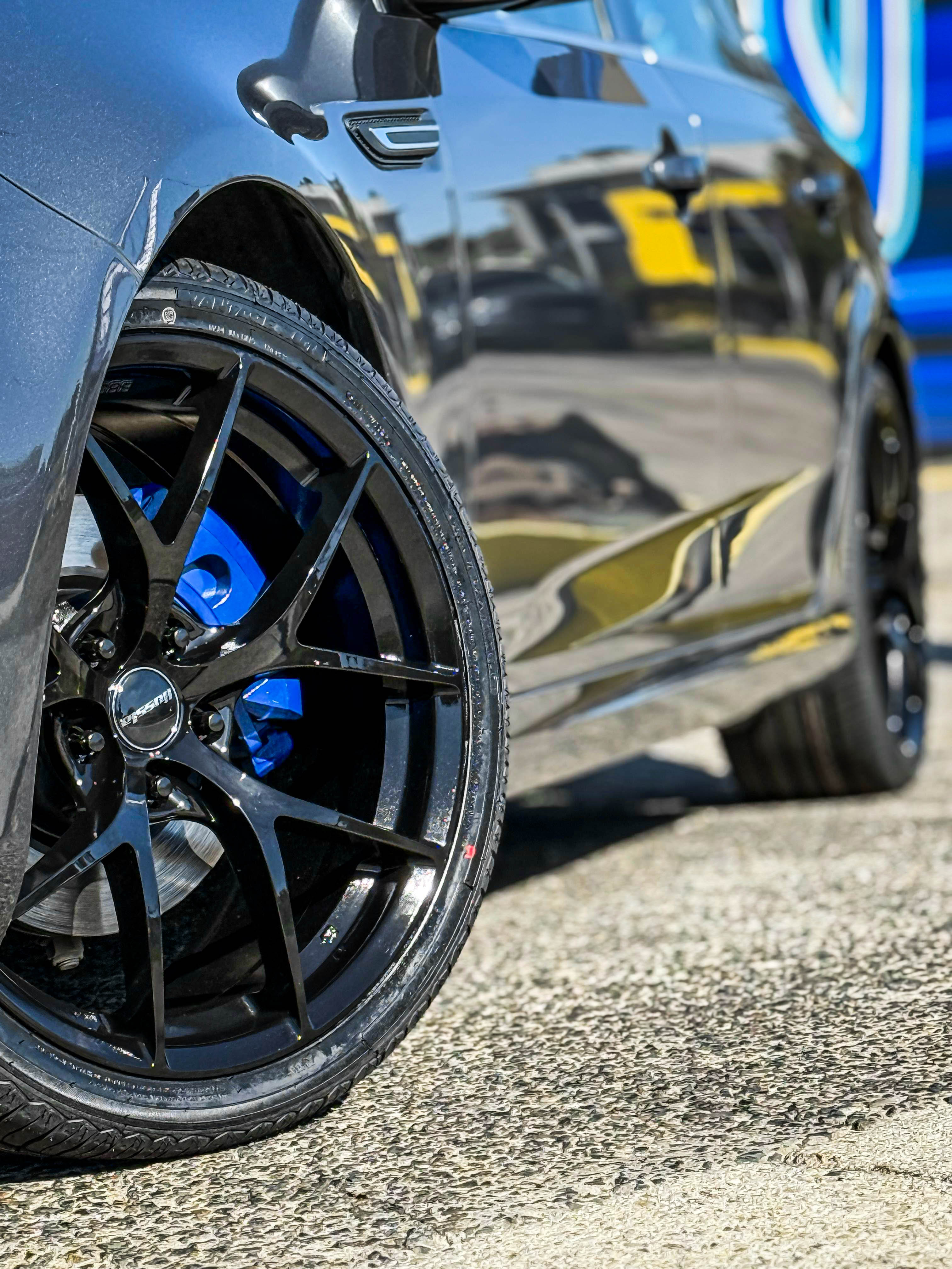 ford falcon hussla forged b5 gloss black wheel #19126