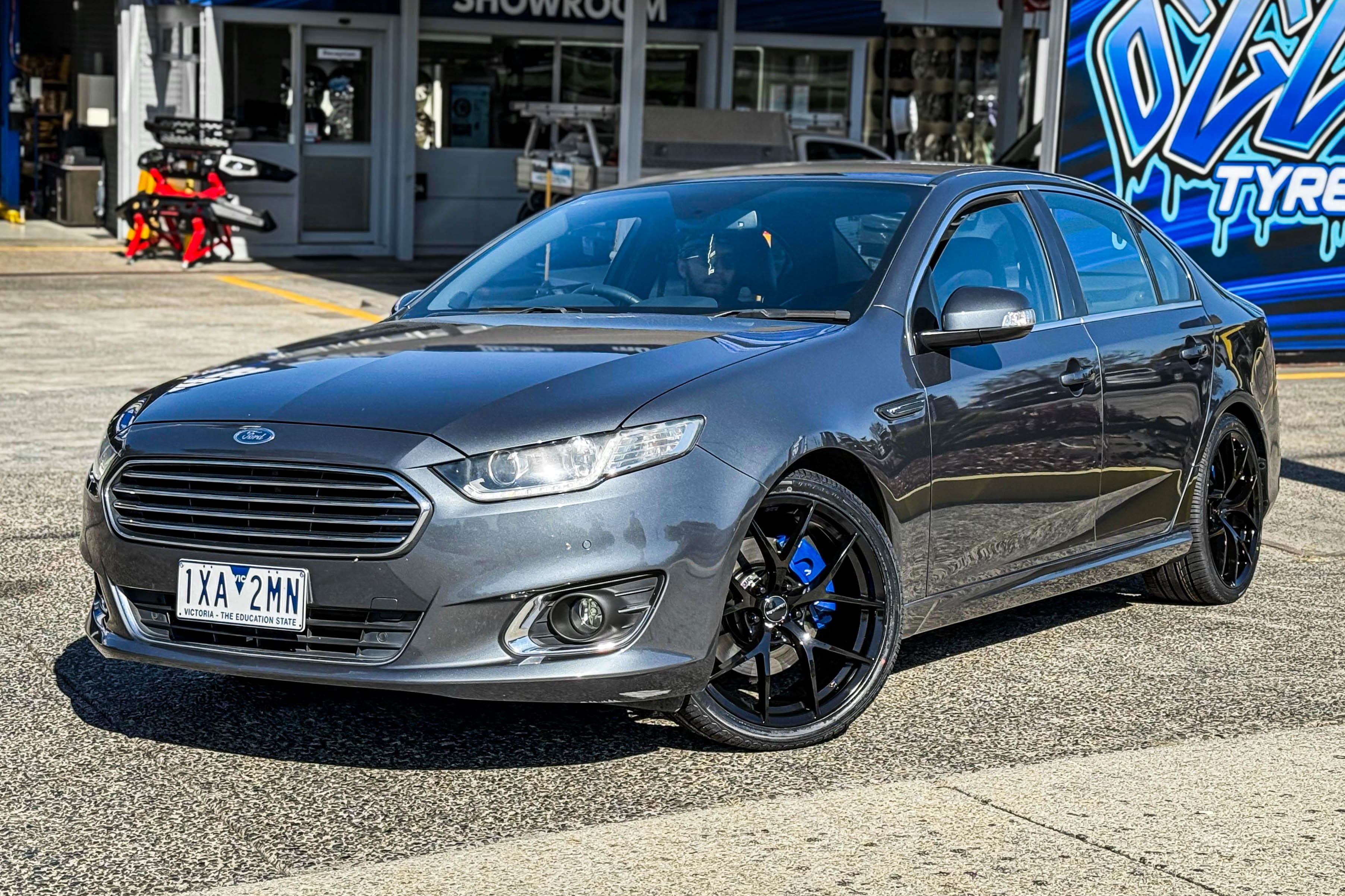 ford falcon hussla forged b5 gloss black wheel #19126