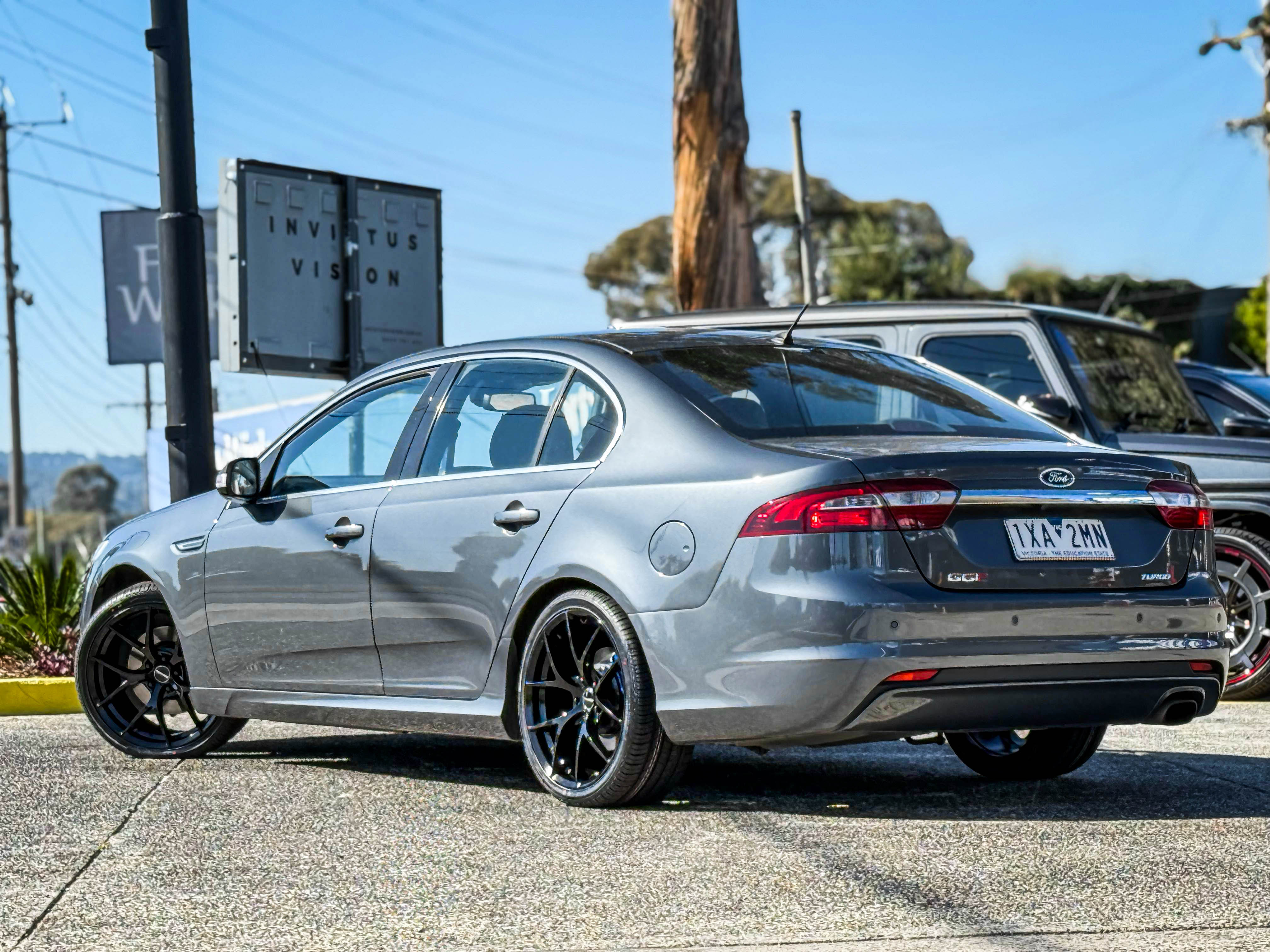 ford falcon hussla forged b5 gloss black wheel #19126