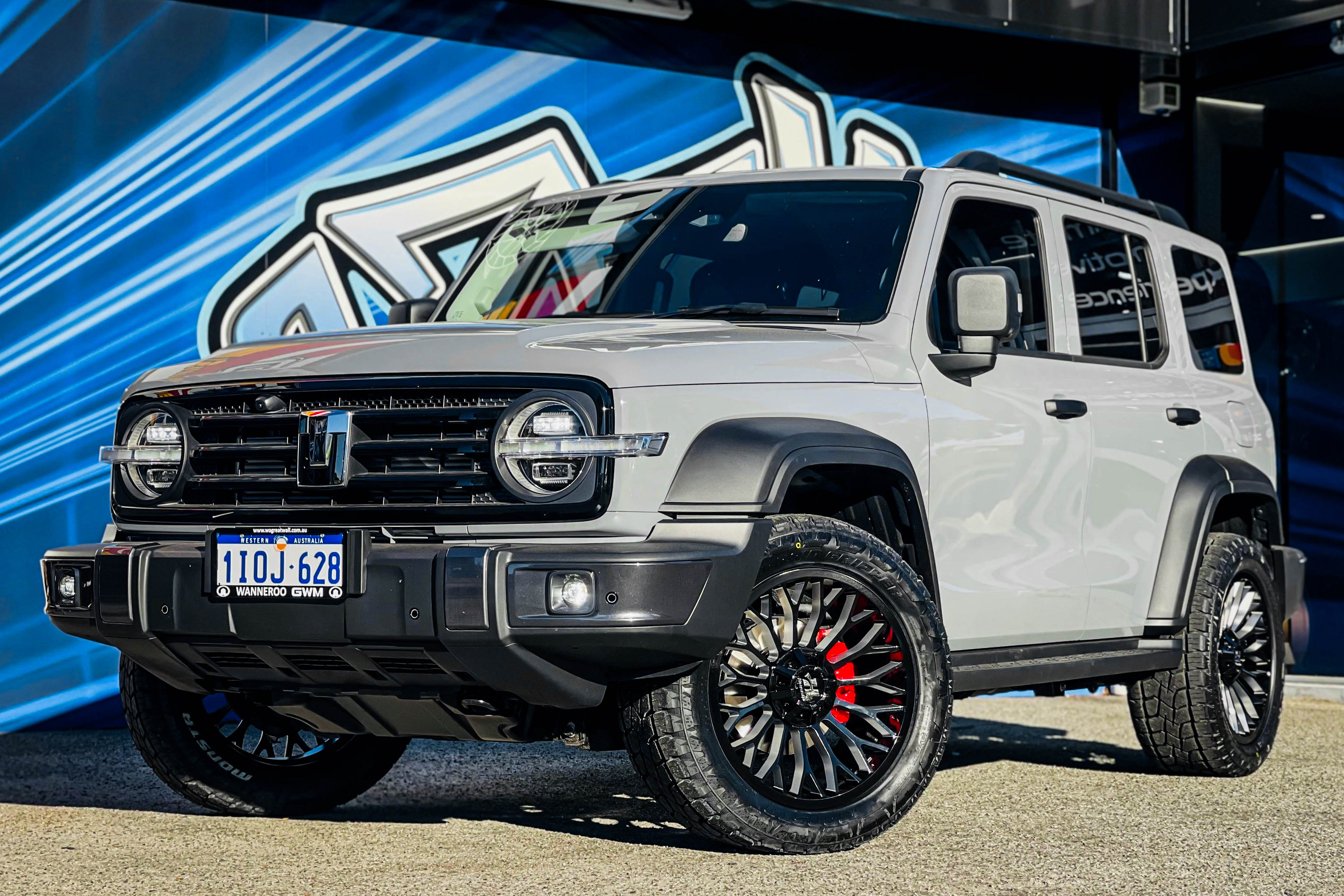 great wall tank 300 hussla hybrid gloss black diamond milled wheel #19142