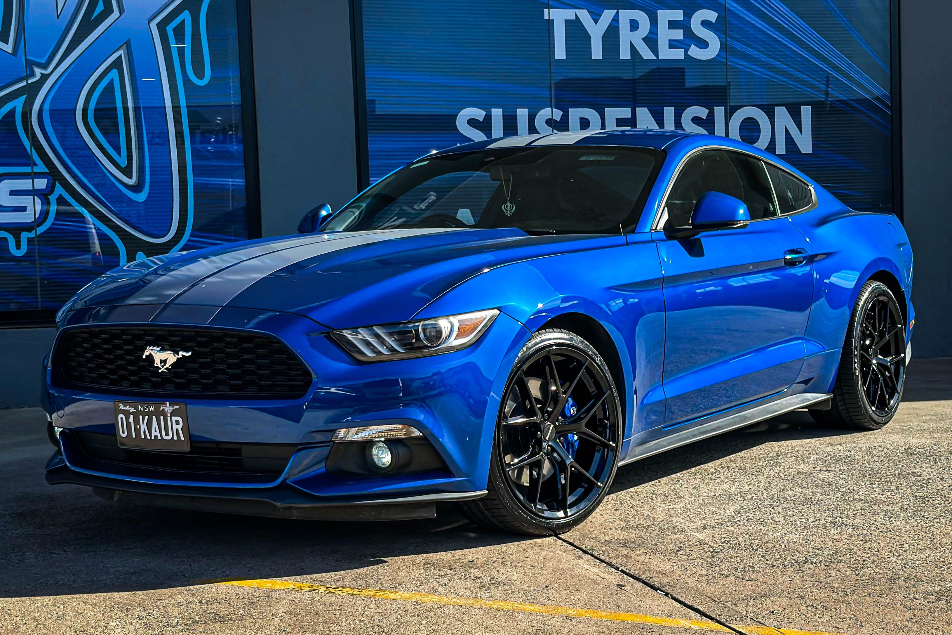 ford mustang hussla forged b6 gloss black wheel #19170