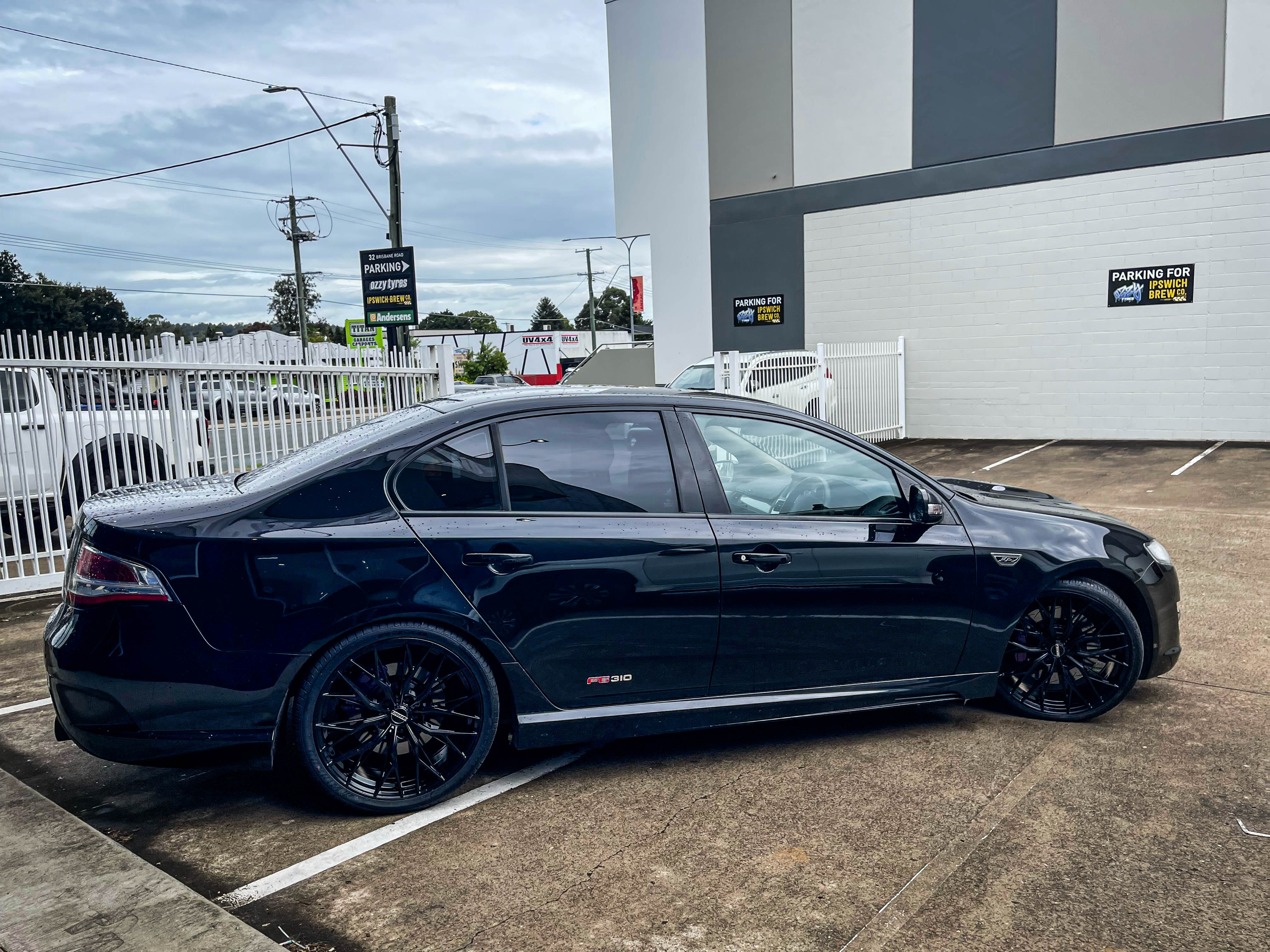 ford falcon hussla rizz gloss black wheel #19185