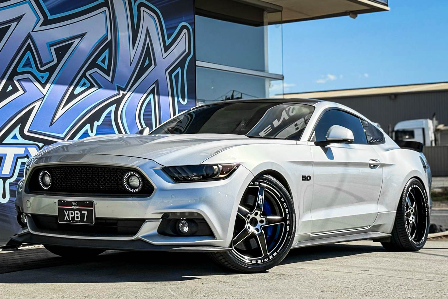 ford mustang pro drag pd1 black lip wheel #19193