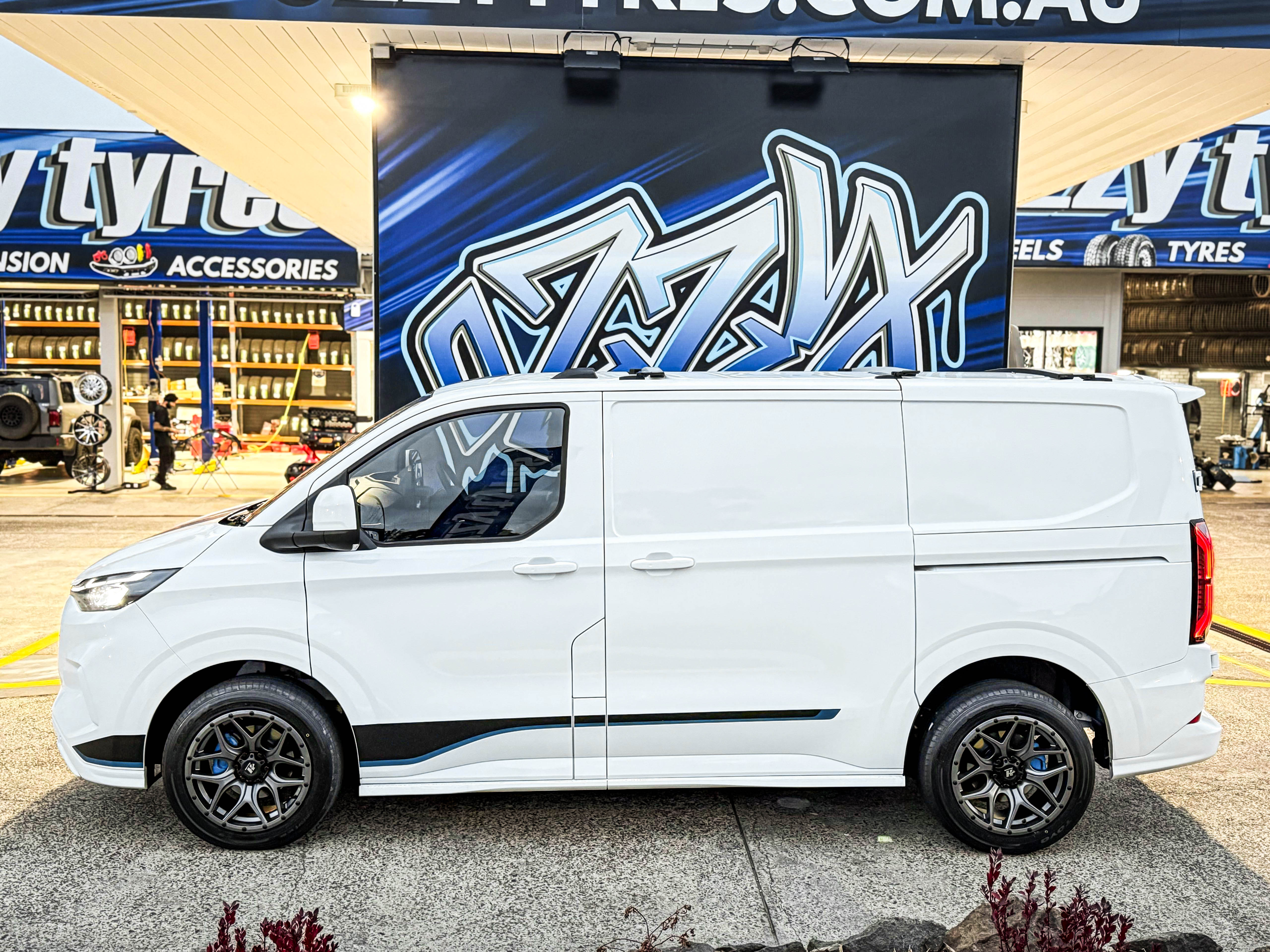 ford transit hussla beretta matte grey wheel #19214