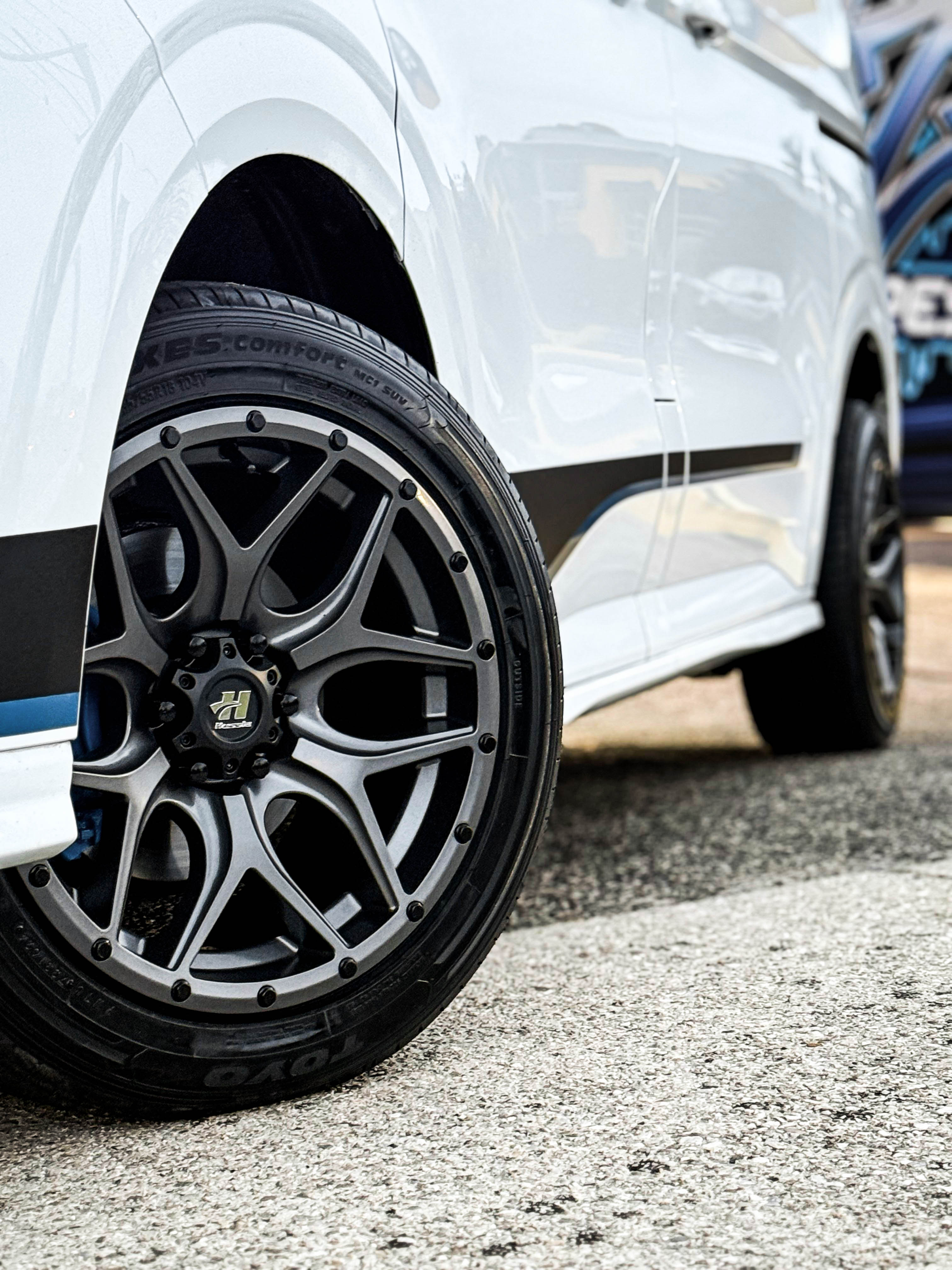 ford transit hussla beretta matte grey wheel #19214
