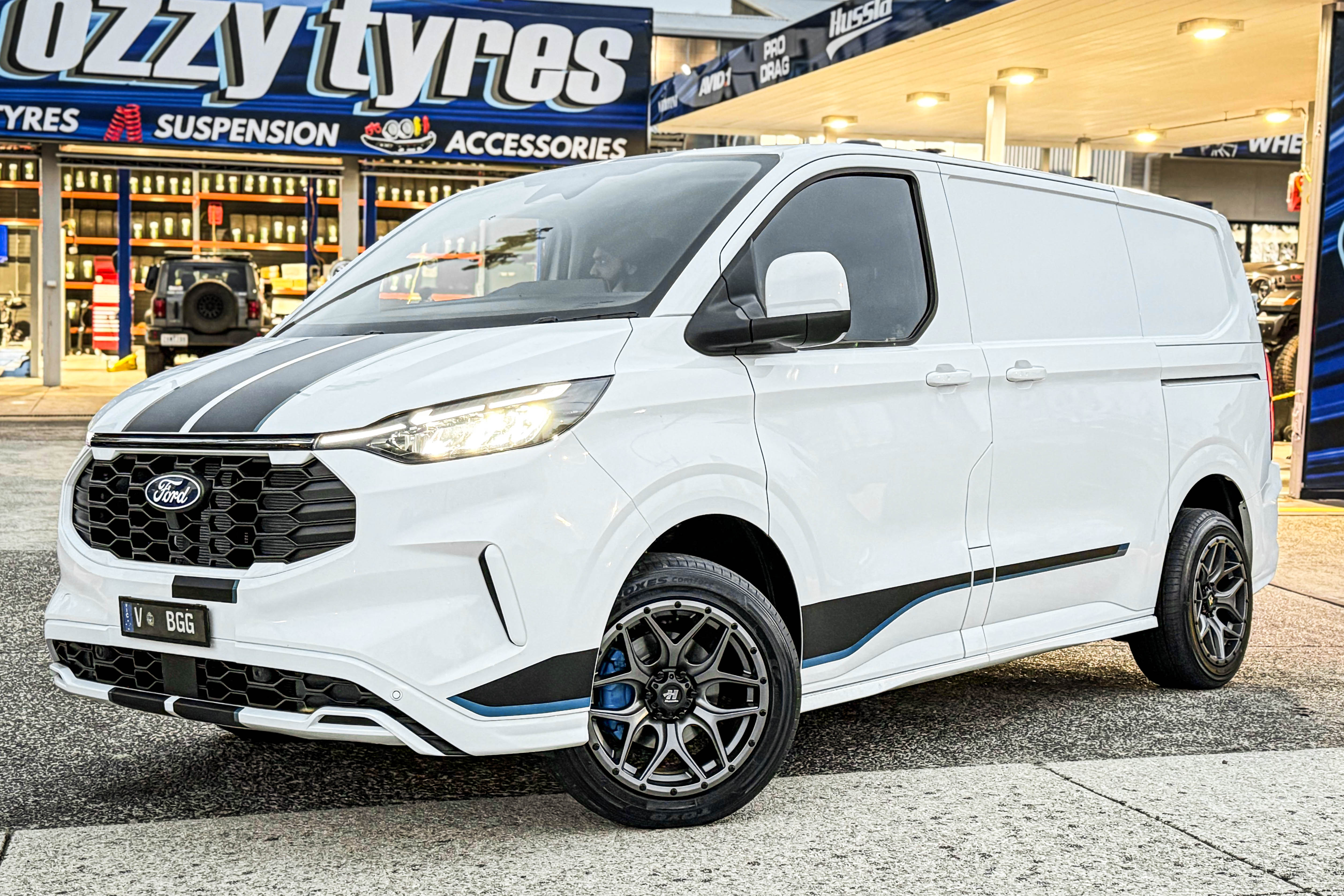 ford transit hussla beretta matte grey wheel #19214