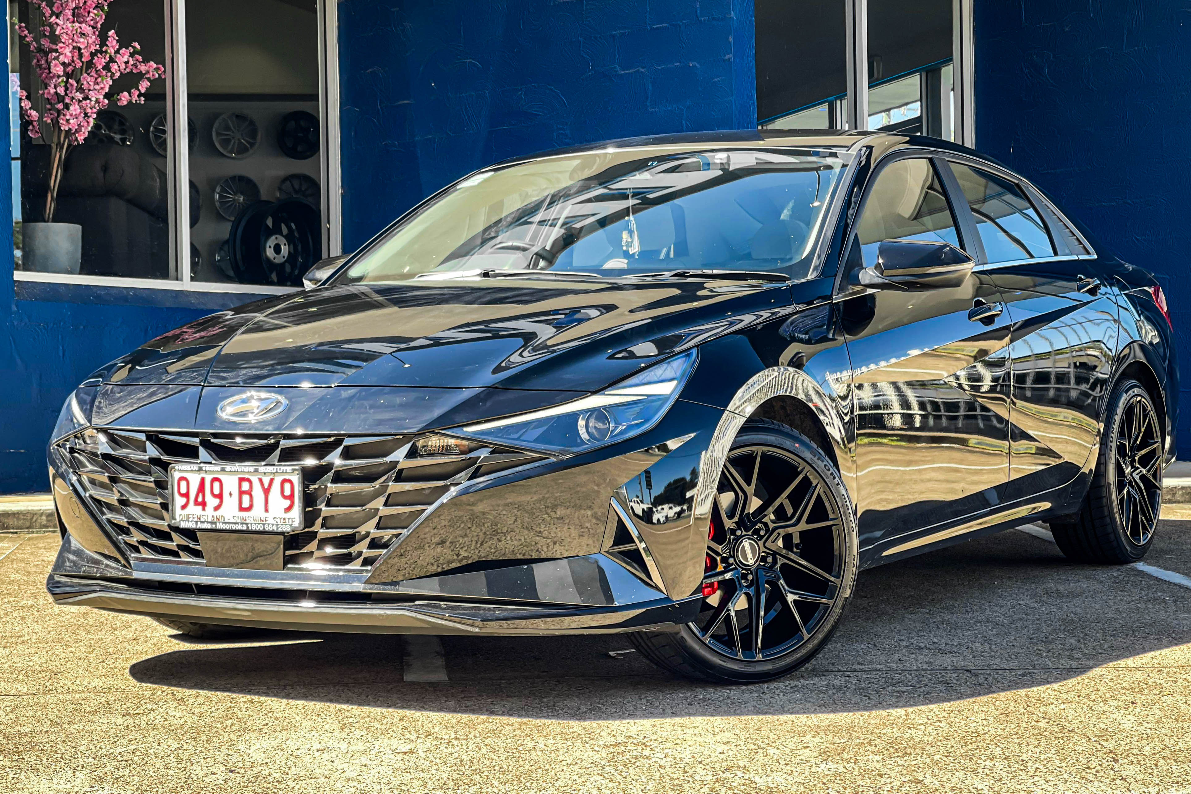 hyundai i30 hussla jacques gloss black wheel #19247