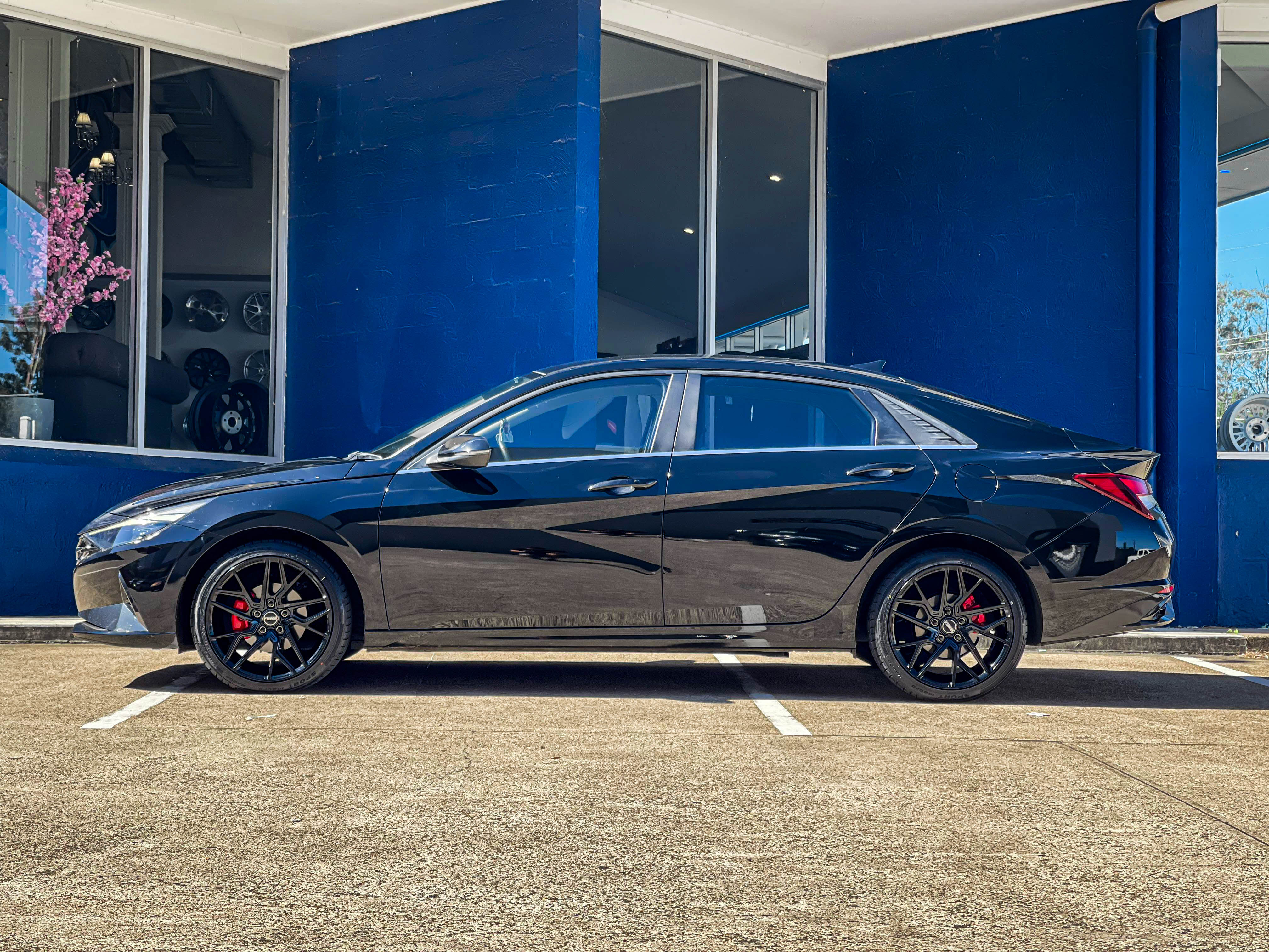 hyundai i30 hussla jacques gloss black wheel #19247