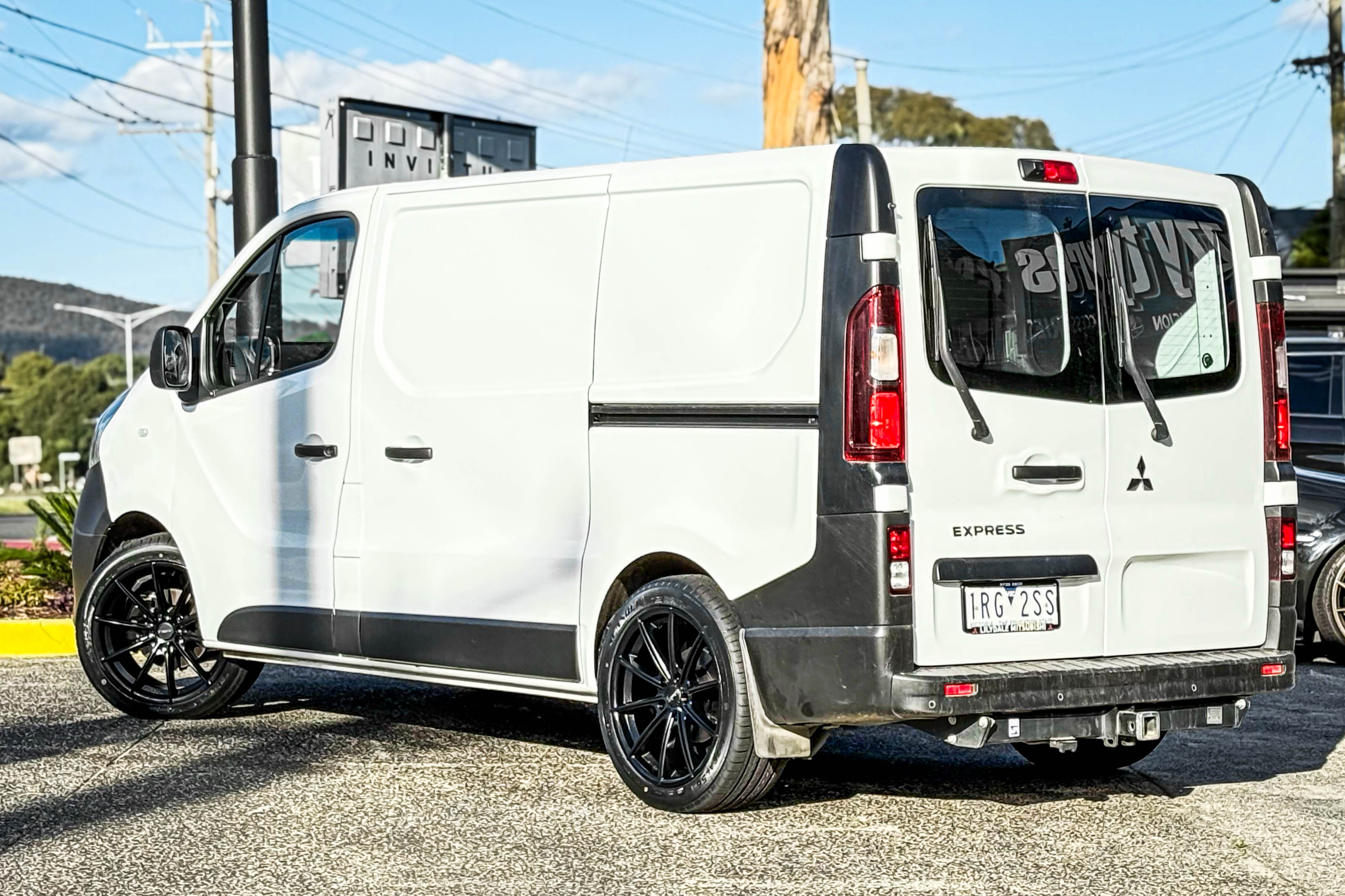 mitsubishi express hussla moz matte black wheel #19253