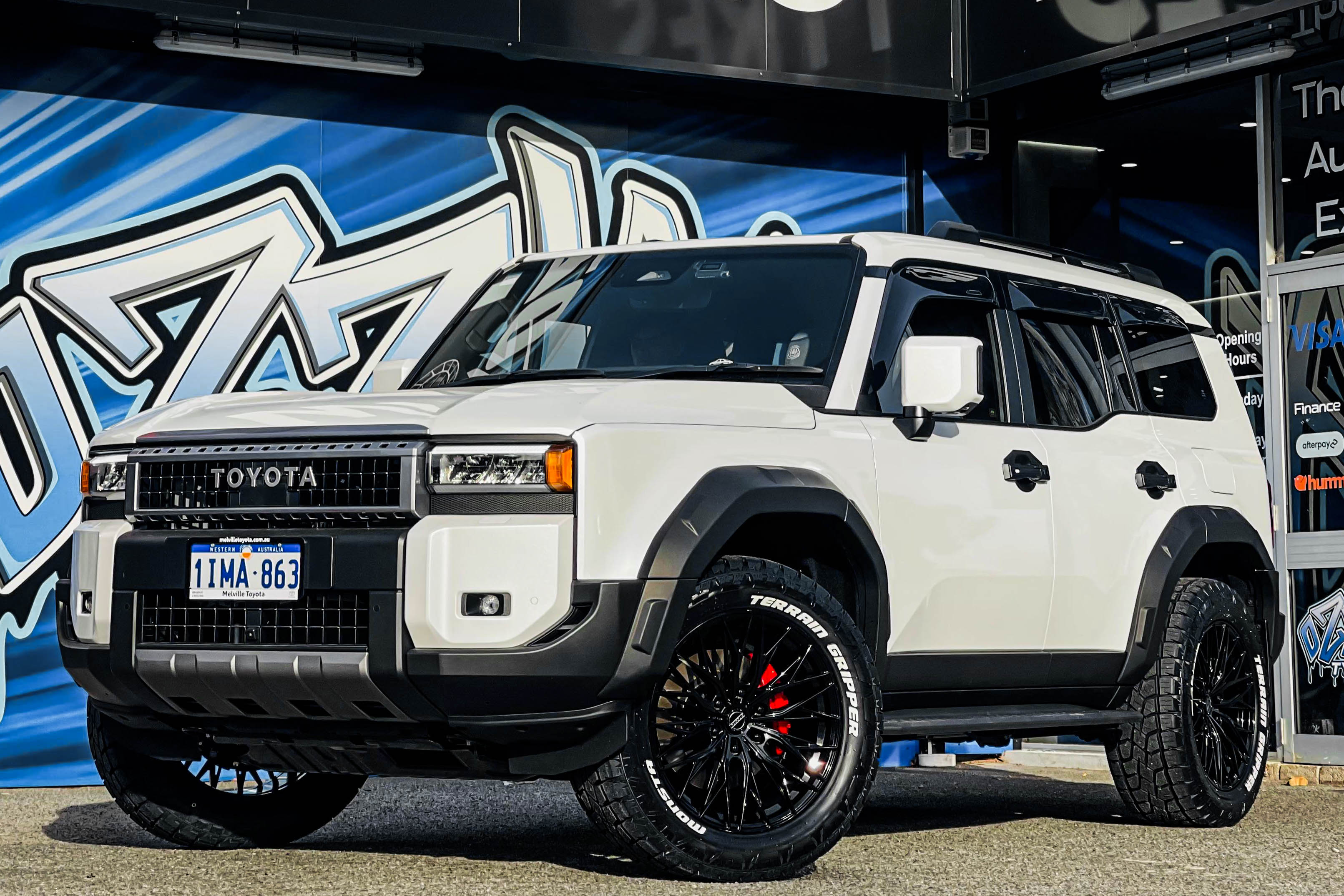 toyota land cruiser hussla wolverine full gloss black wheel #19257