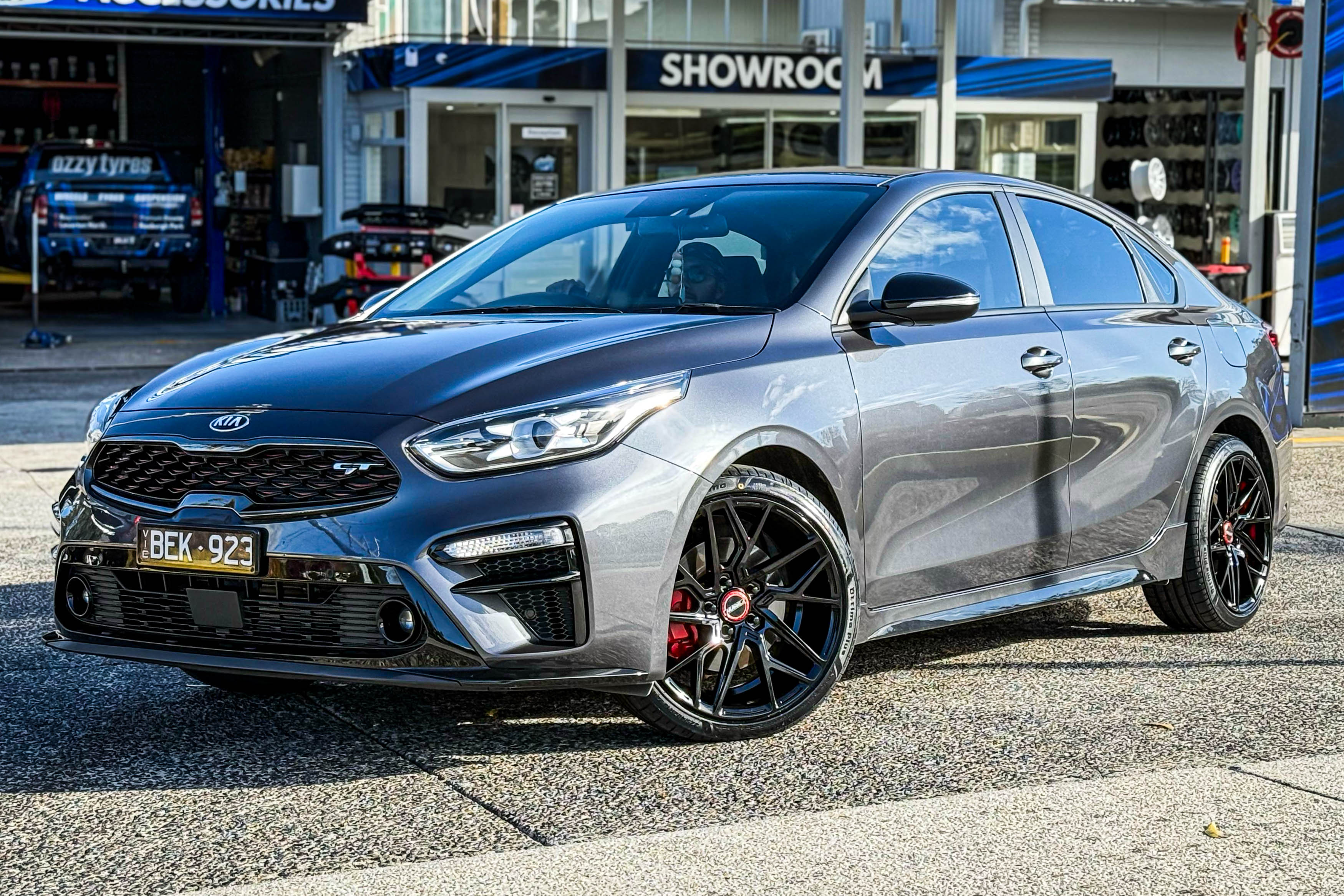 kia cerato hussla jacques gloss black wheel #19262