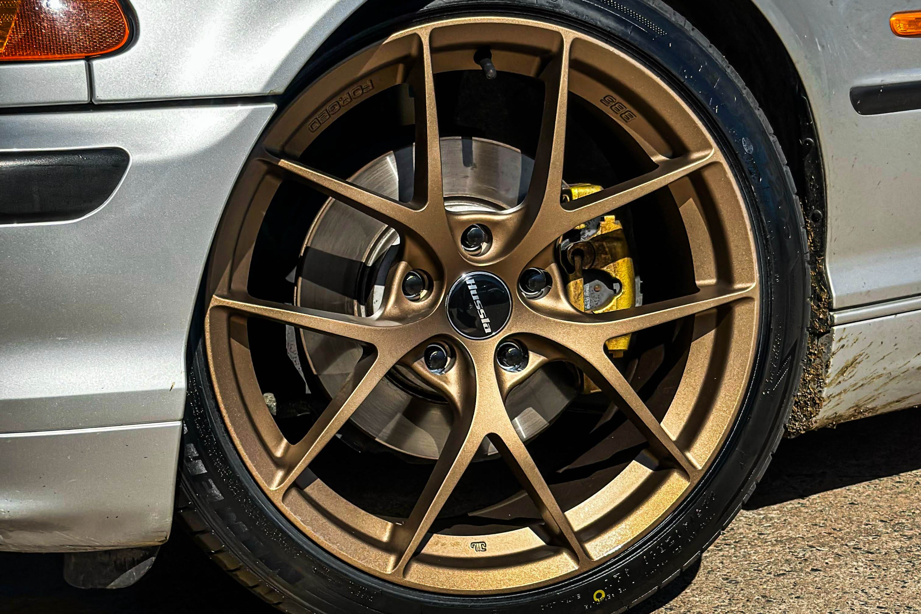 bmw 3 series hussla forged b5 matte bronze wheel #19279