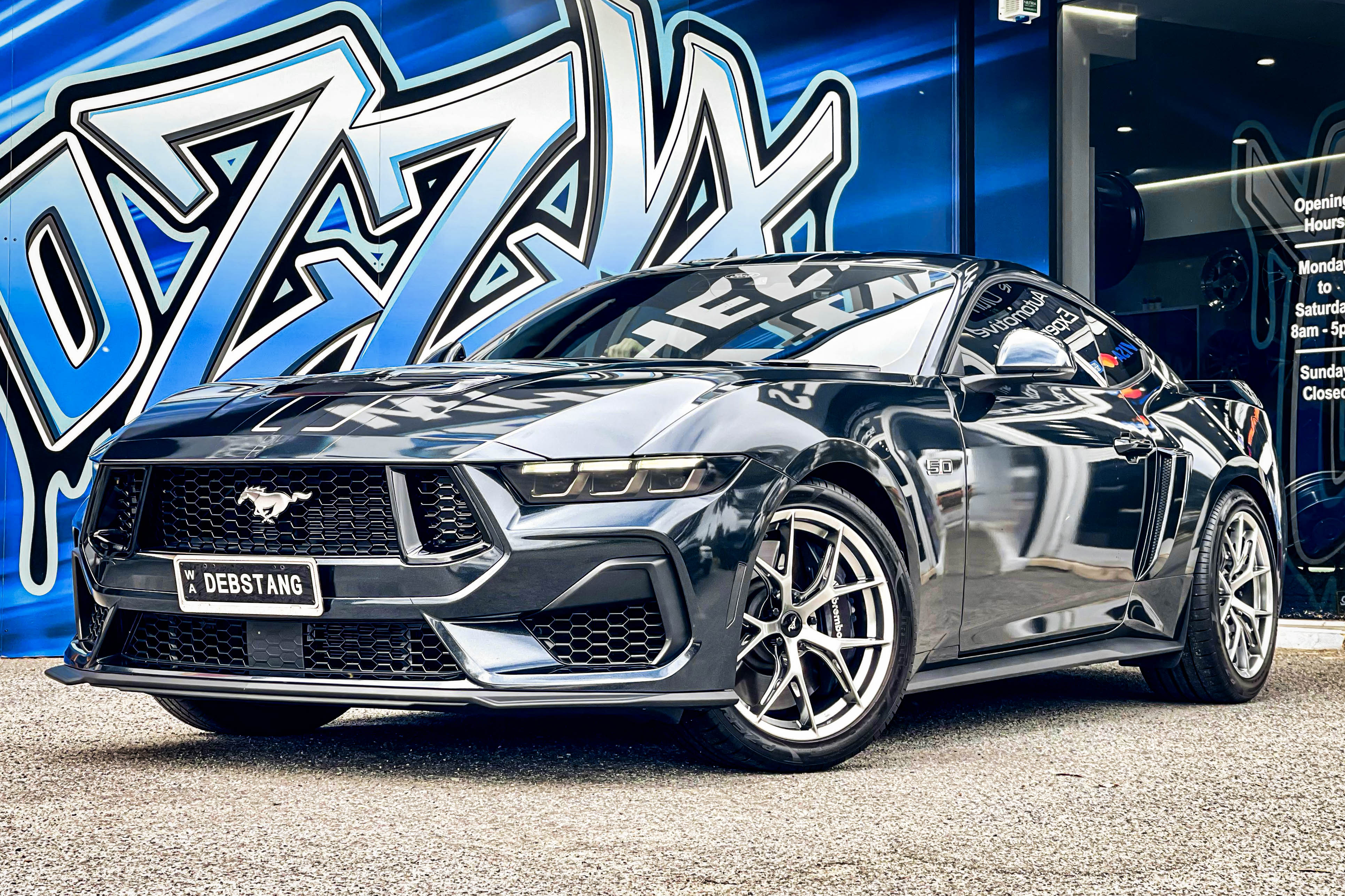 FORD MUSTANG HUSSLA FORGED B6 DIAMOND BLACK Wheel #19301