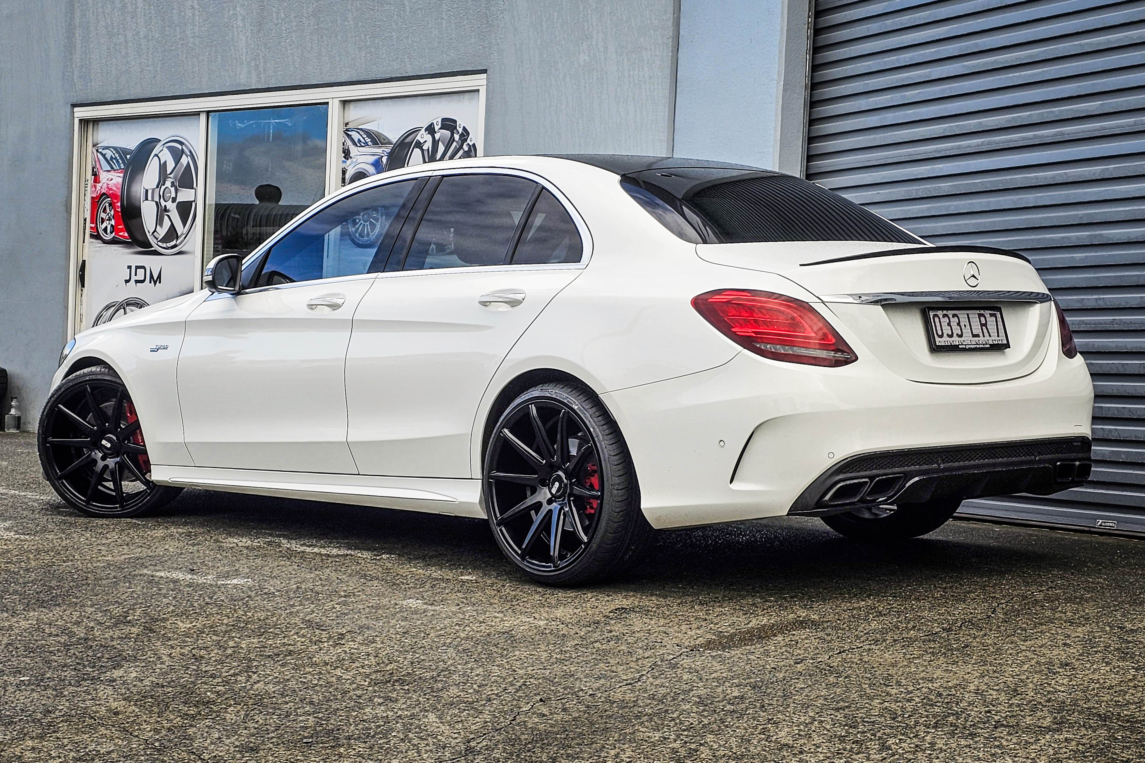 mercedes-benz c-class xo sydney gloss black wheel #19361