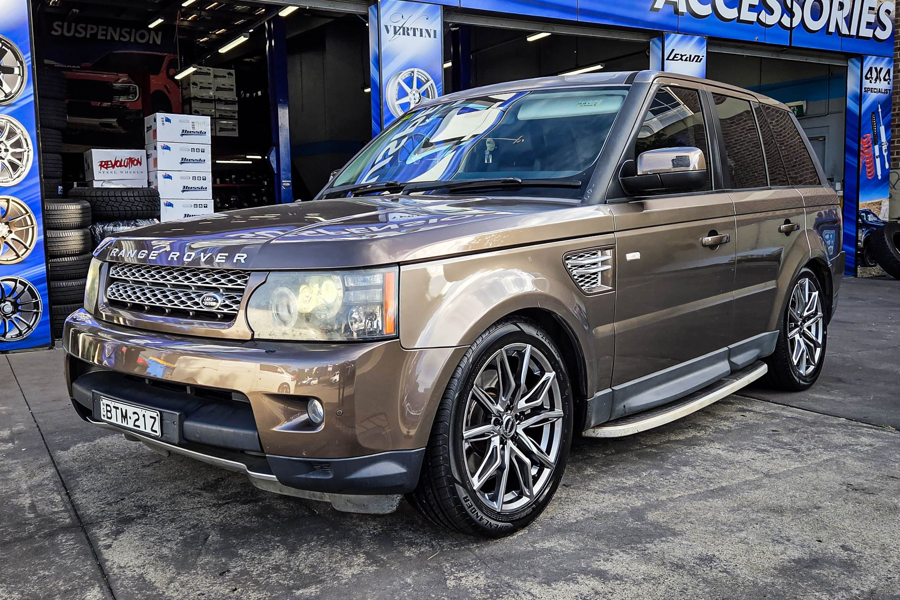 LAND ROVER RANGE ROVER HUSSLA MEDUSA HYPER BLACK Wheel #19364