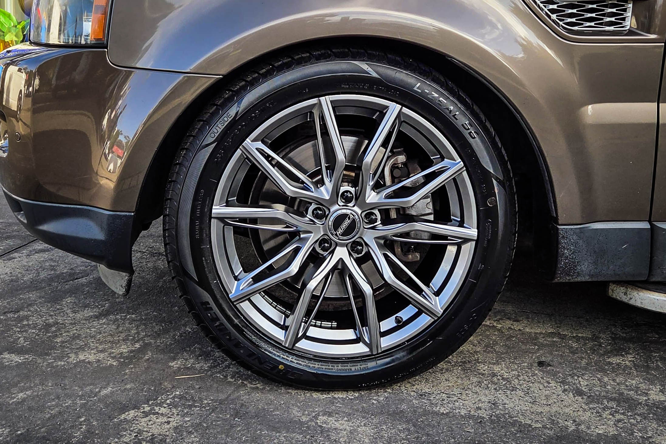 land rover range rover hussla medusa hyper black wheel #19364