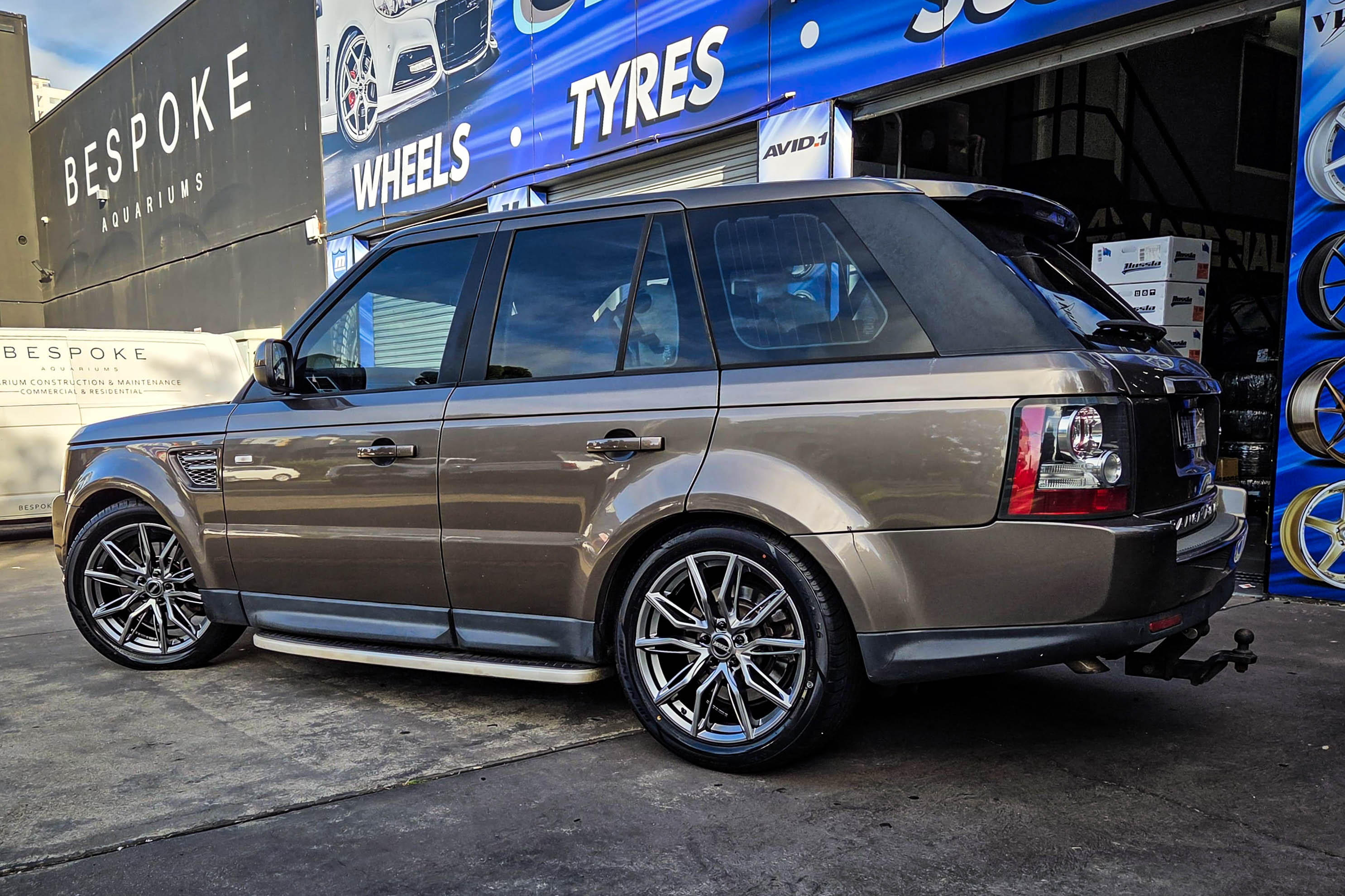 land rover range rover hussla medusa hyper black wheel #19364