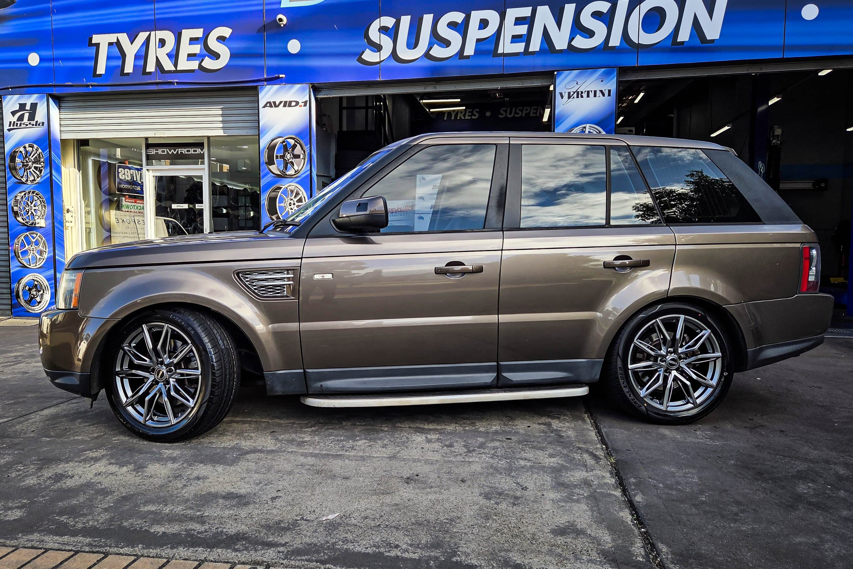 land rover range rover hussla medusa hyper black wheel #19364