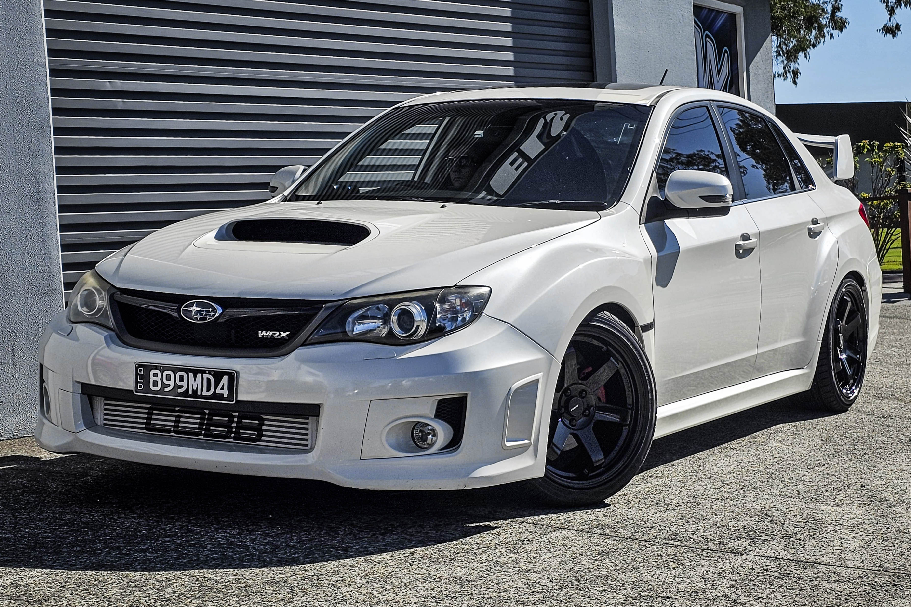 subaru wrx avid av-06 gloss black wheel #19390