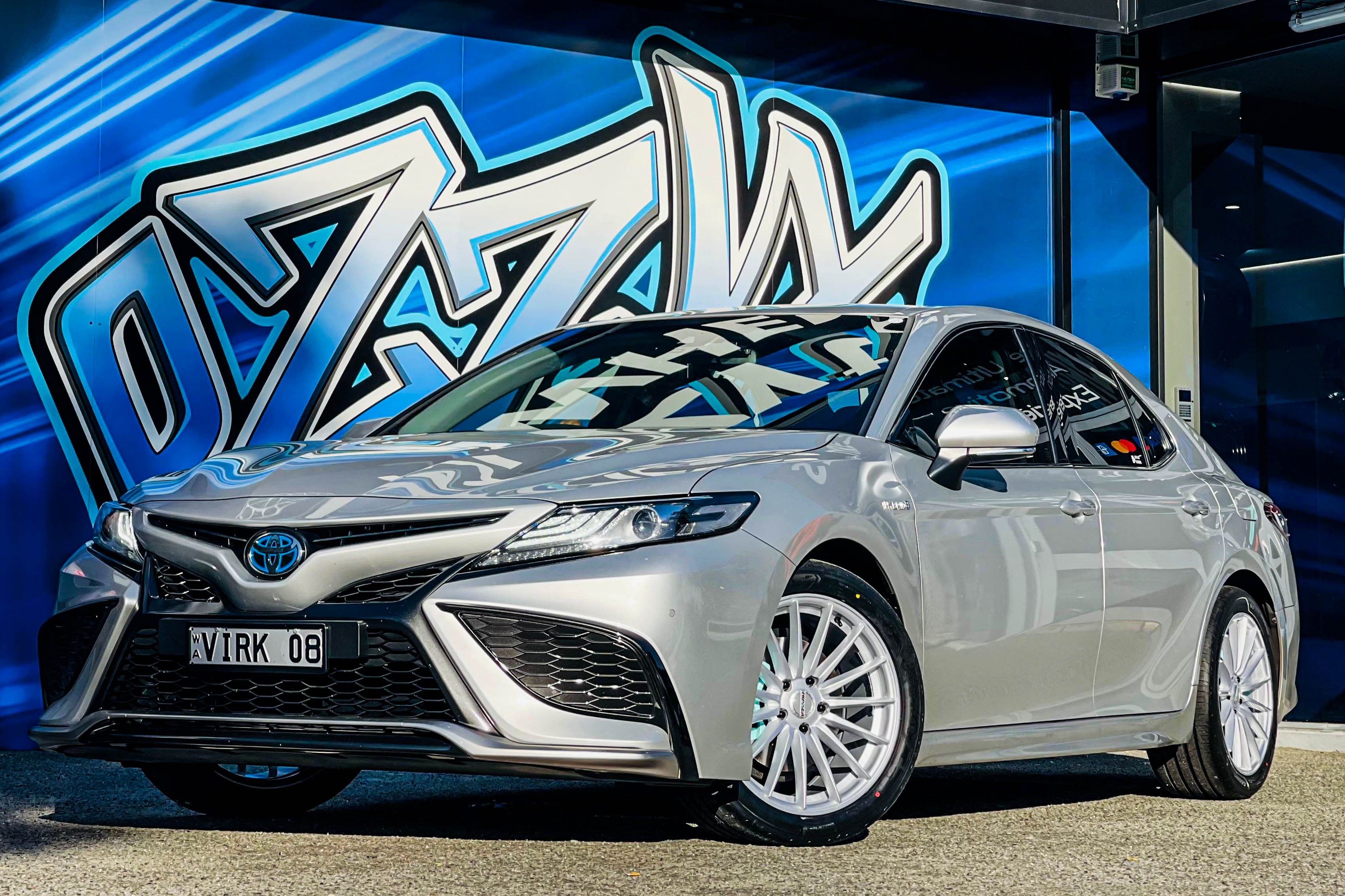 toyota camry hussla berlin bright silver wheel #19410