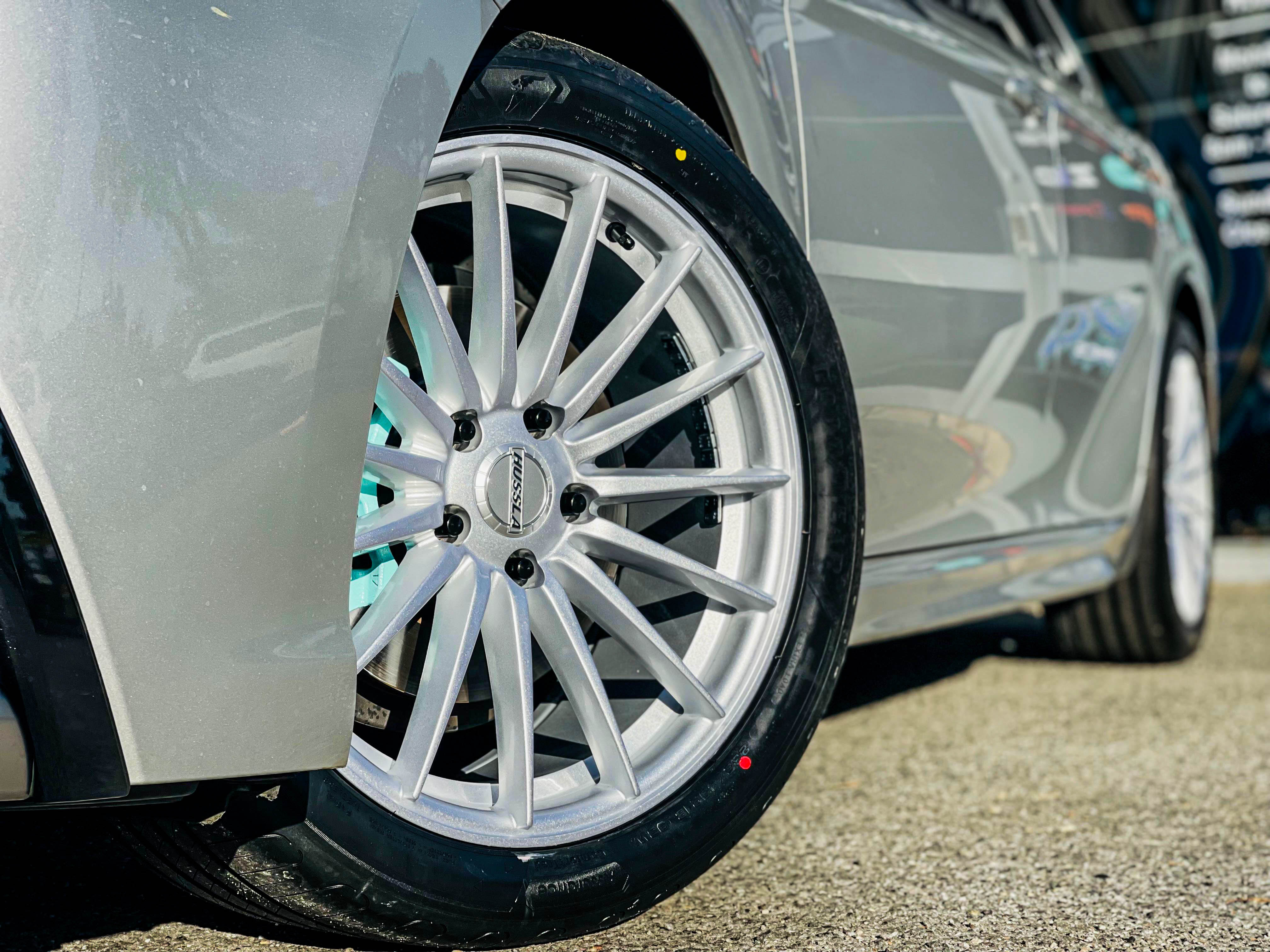 toyota camry hussla berlin bright silver wheel #19410