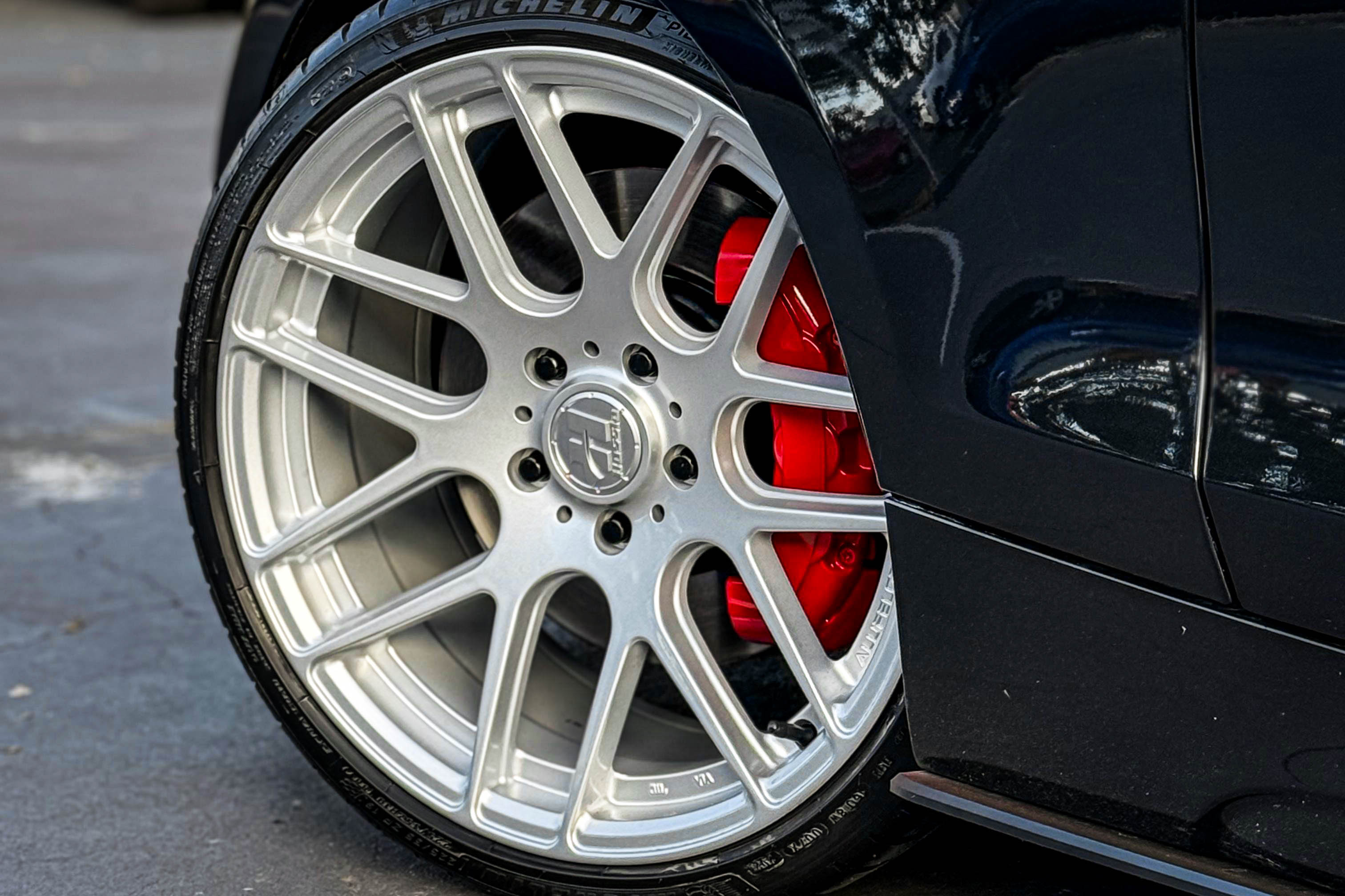 bmw 1 series hussla euro bright silver wheel #19416