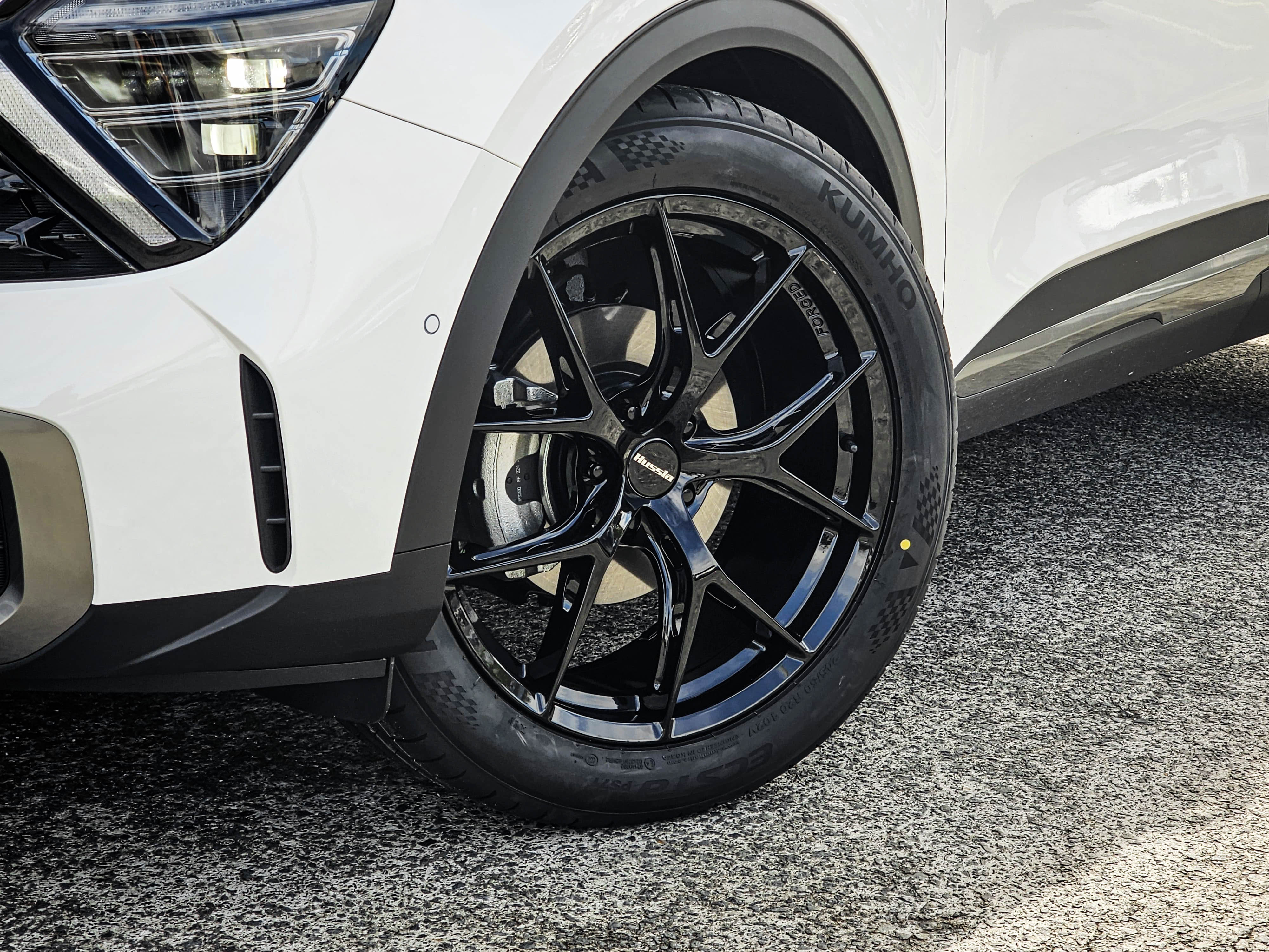 kia sportage hussla forged b6 gloss black wheel #19419