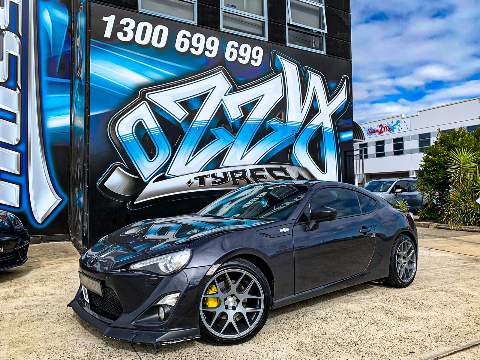 TOYOTA 86 AVID AV-30 MATTE GUNMETAL Wheel #1943